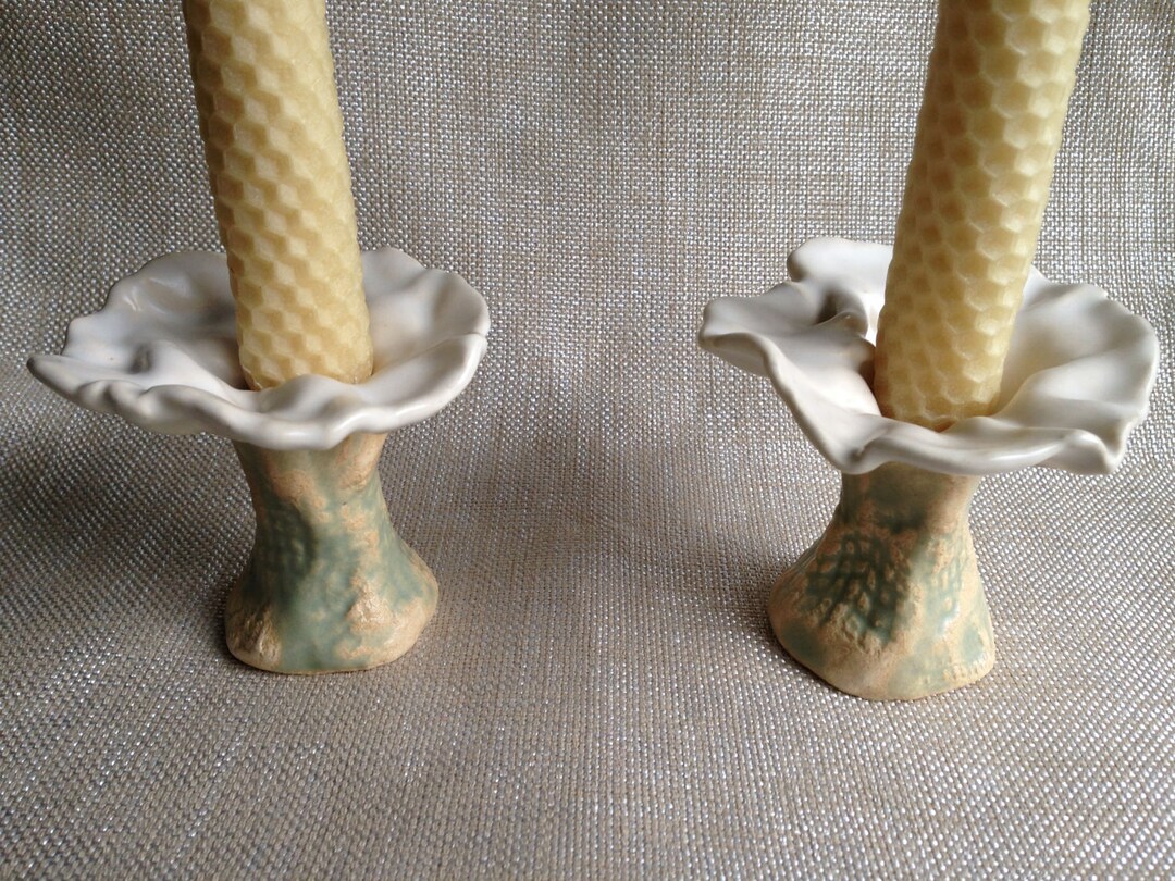 Hand-built Ceramic Candlestick Holders - Etsy