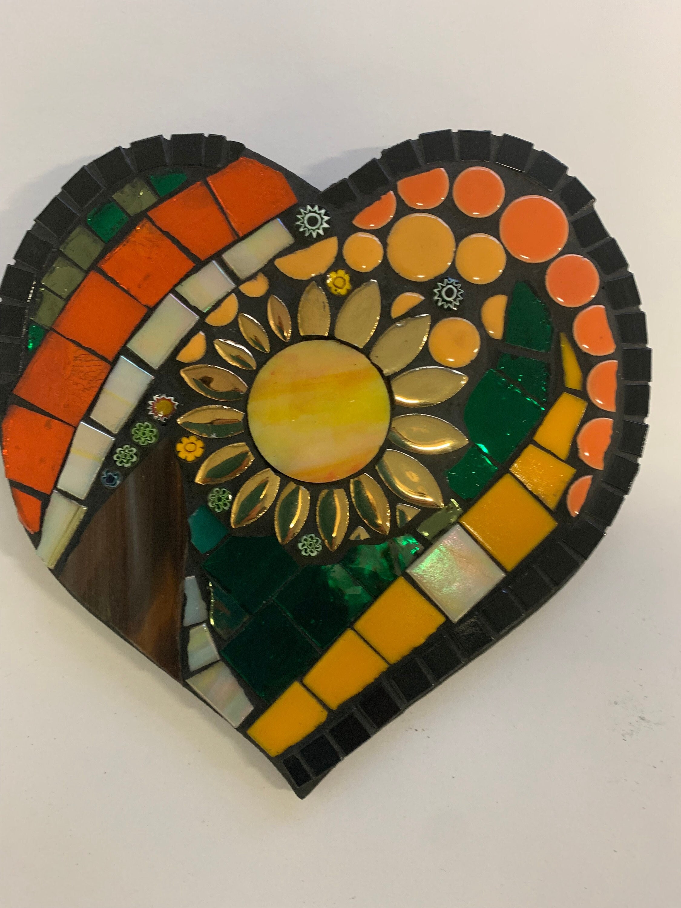Mosaic Heart - Etsy