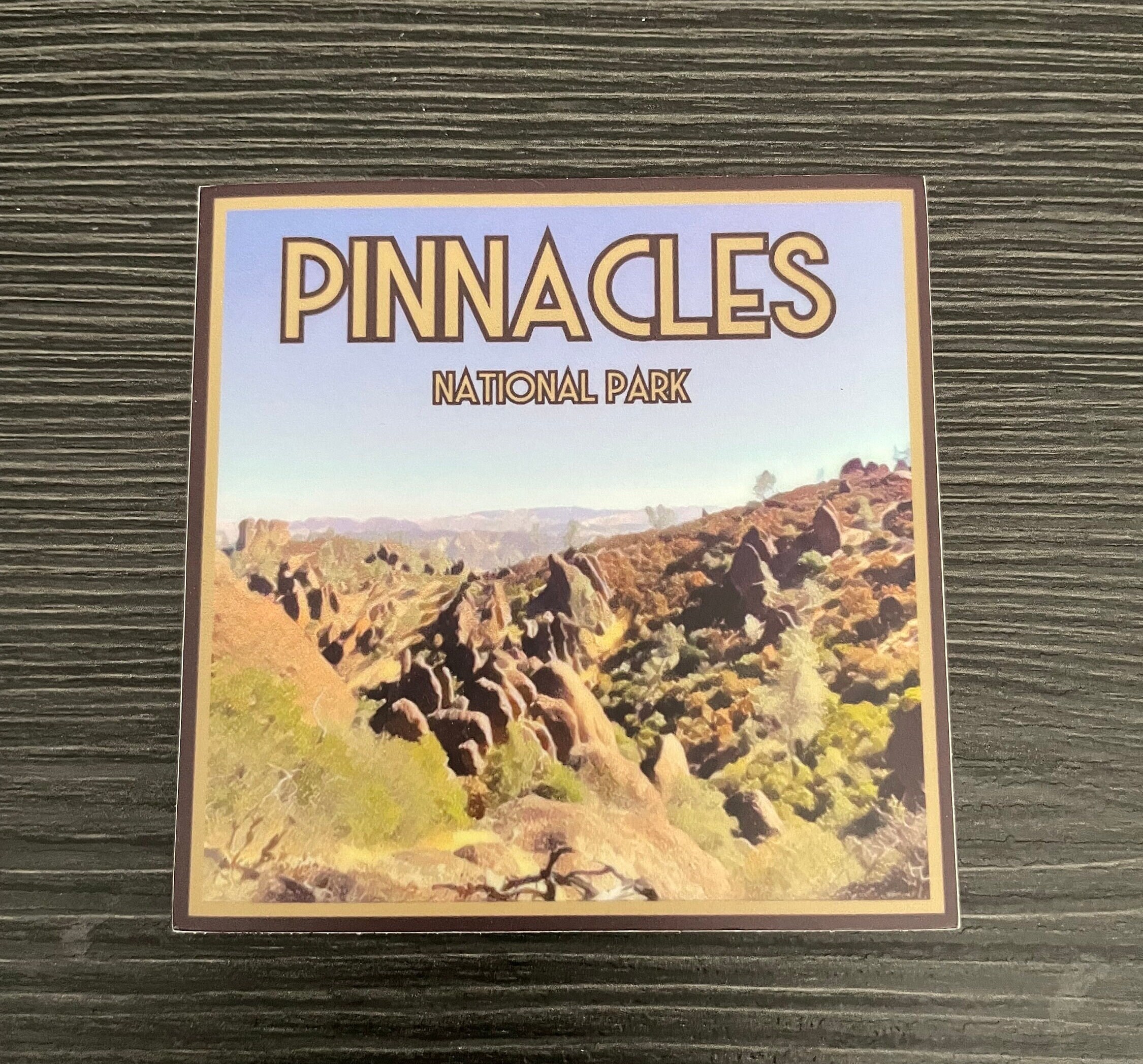 Pinnacles National Park Sticker | 3 X 3 Die-cut Vinyl Sticker | Iconic ...