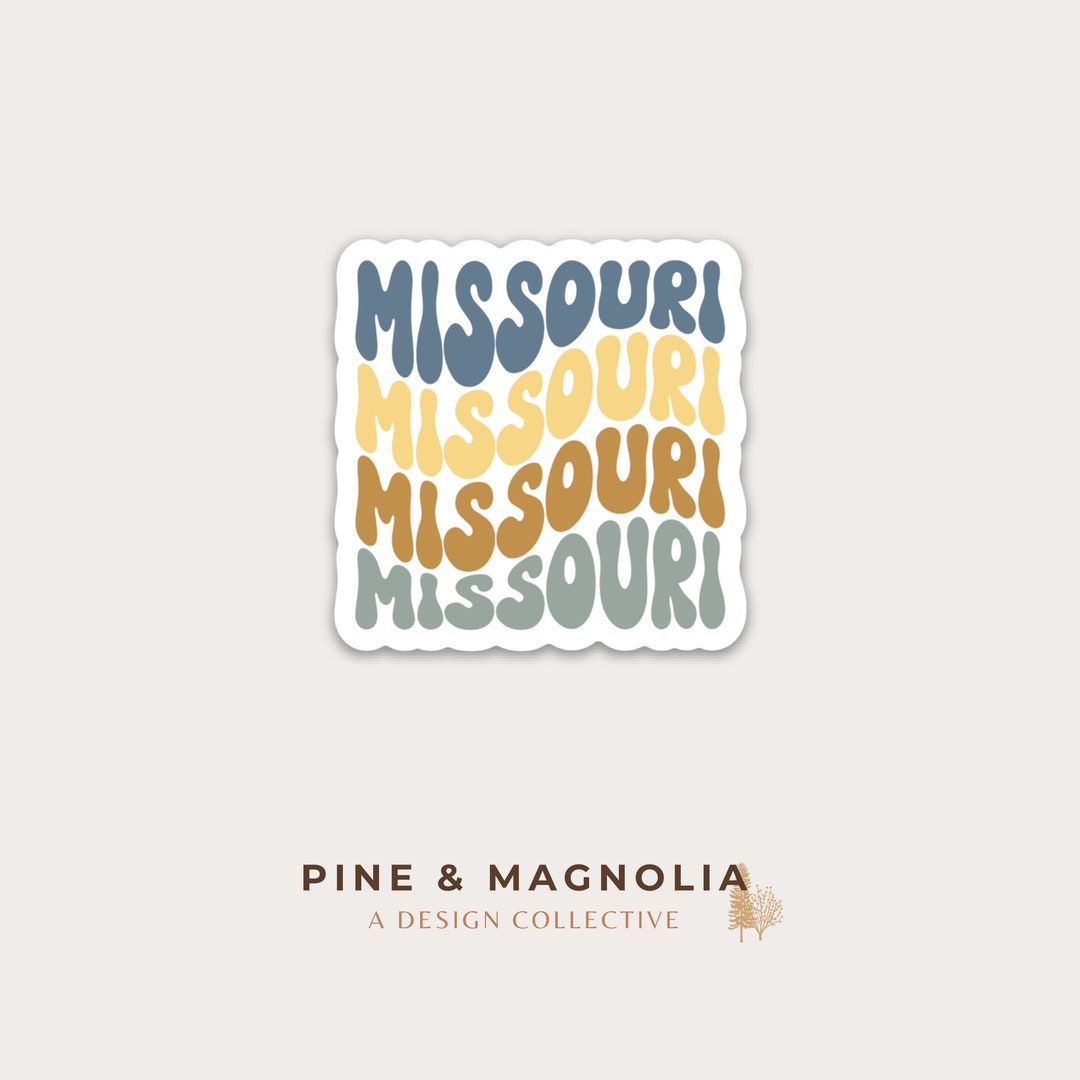 Missouri Sticker | 2x2 Die-cut Vinyl Sticker | State Pride Sticker ...