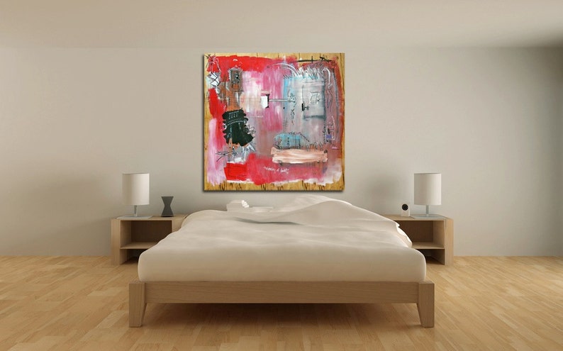 Telemetry of Doubt - Large Original Abstract Painting on Wood Panel - Etsy