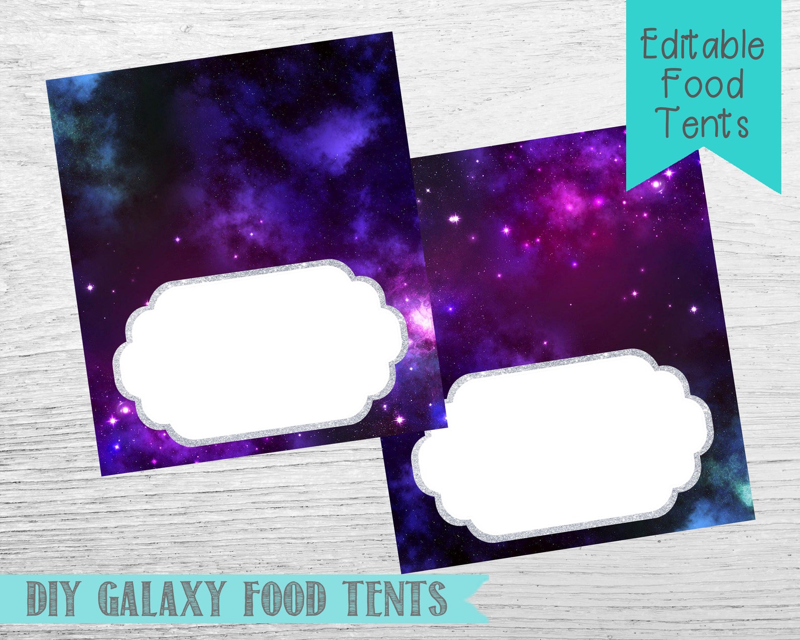 Galaxy Favor Tags Galaxy Thank You Tags-stars Favor Tags | Etsy