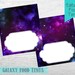 Galaxy Favor Tags- Galaxy Thank You Tags-stars Favor Tags- Galaxy ...