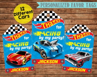 Race Car Tags - Etsy