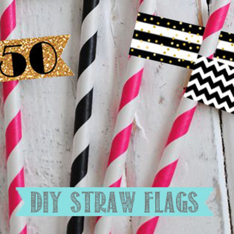 Printable Straw Flag - Etsy