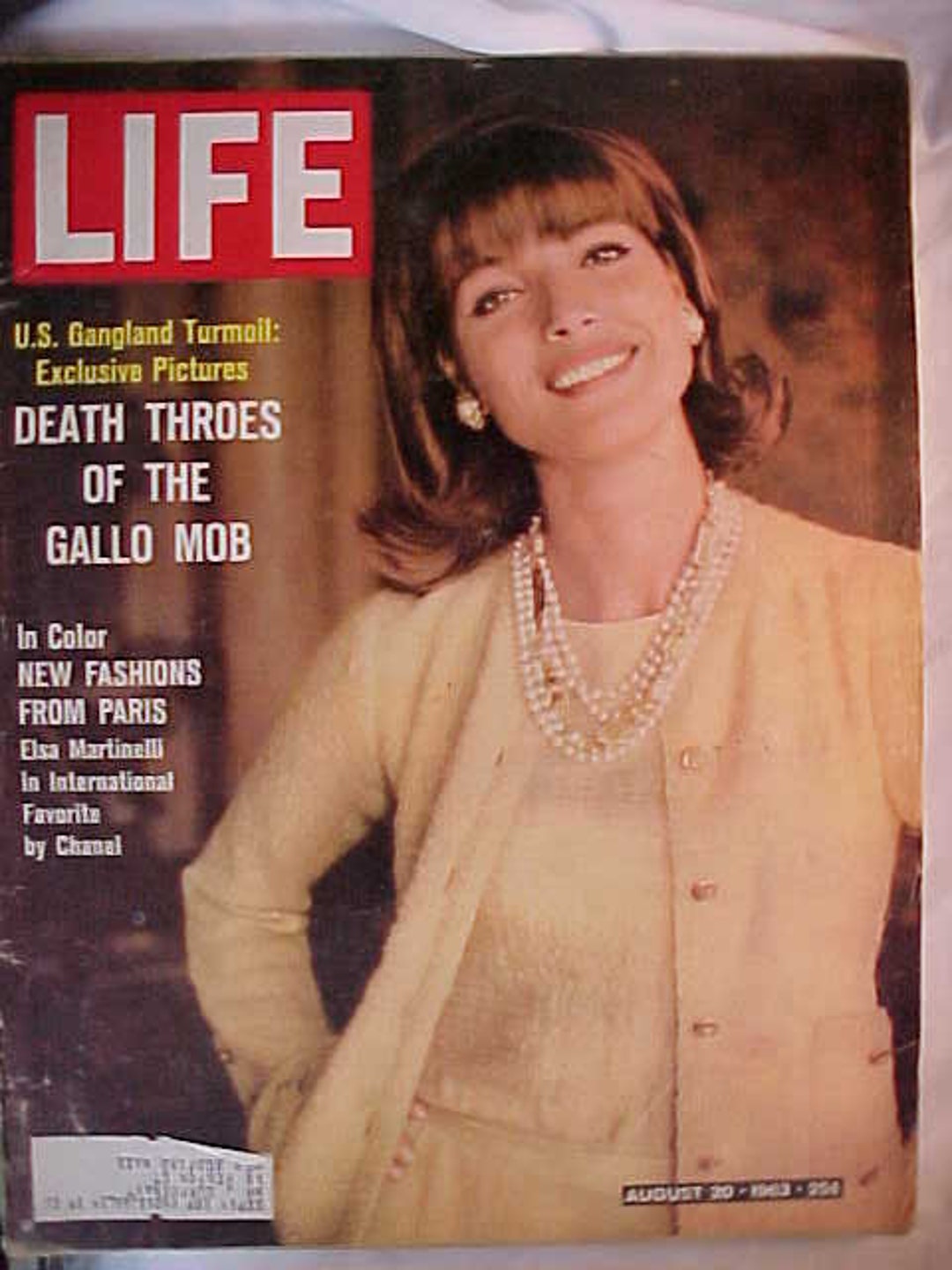 August 30, 1963 LIFE Magazine With Elsa Martinelli on the Cover Has 84 ...