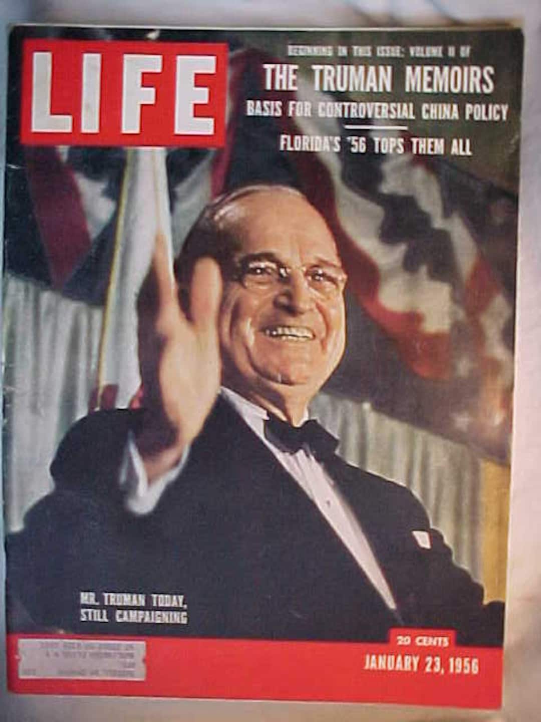 January 23, 1956 LIFE Magazine With Harry Truman on the Cover Has 146 ...