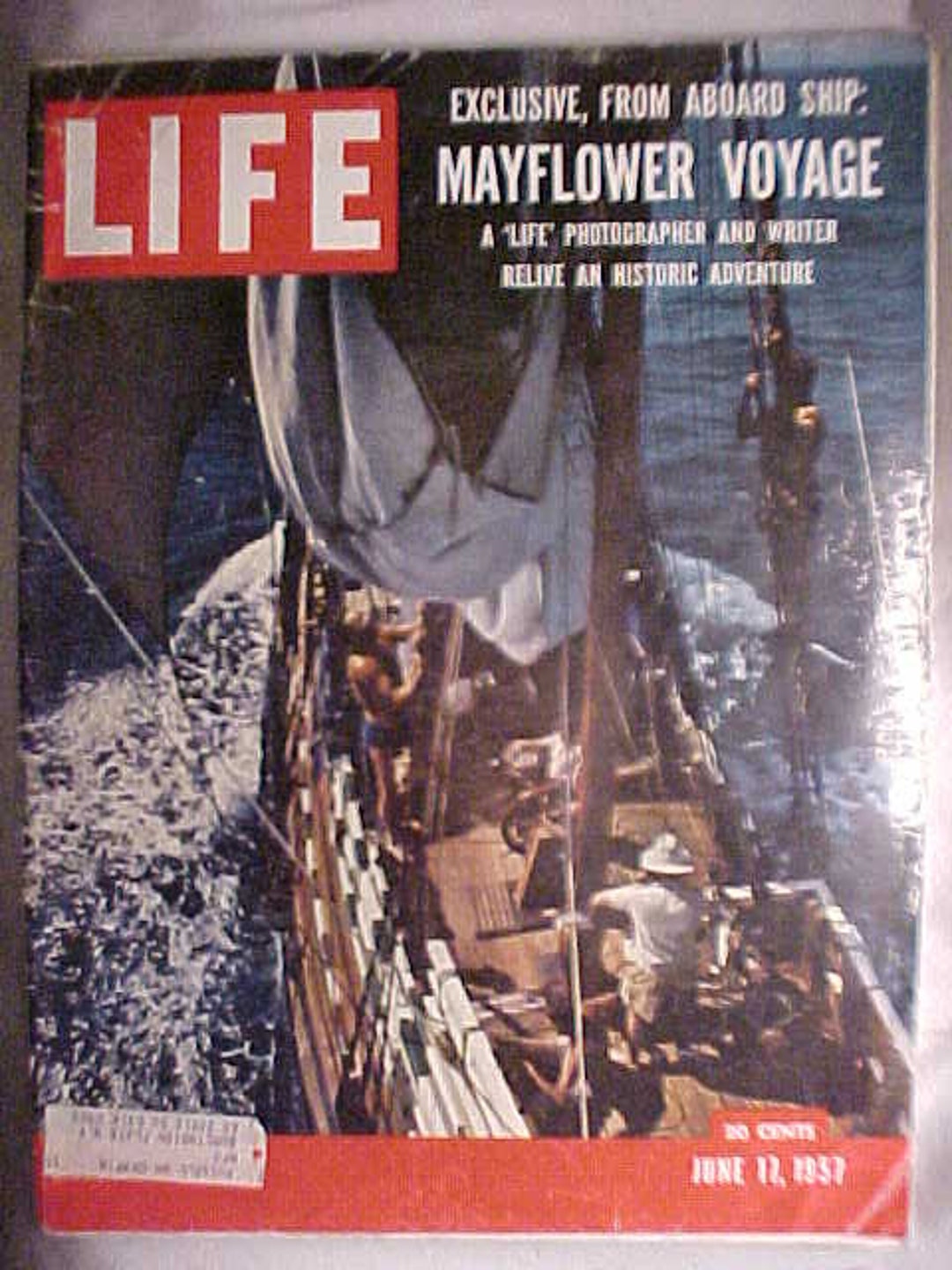 June 17, 1957 LIFE Magazine With Mayflower Voyage on the Cover Has 116 ...