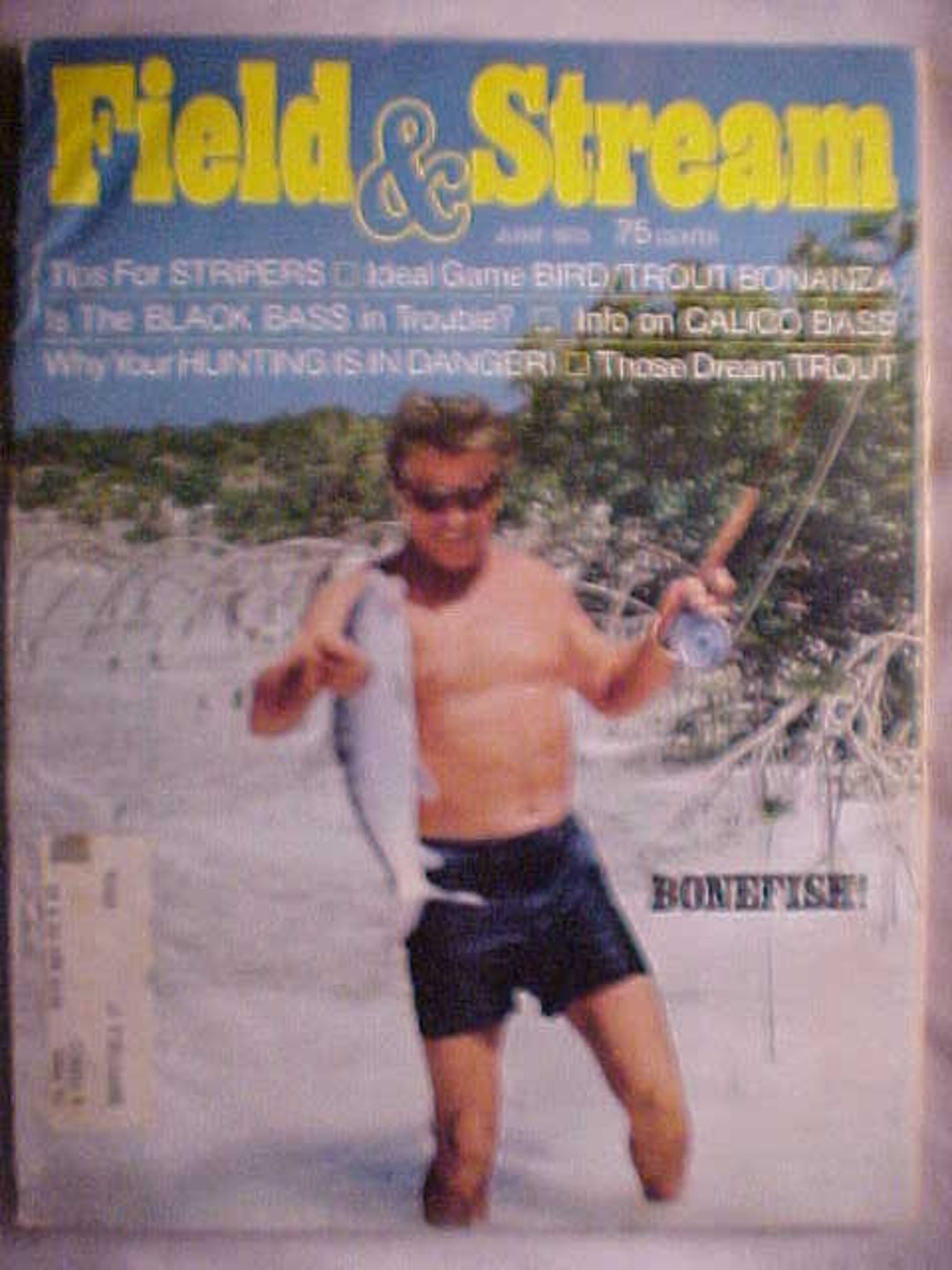 June 1975 Field & Stream Magazine With the Cover Art by Jack Samson ...