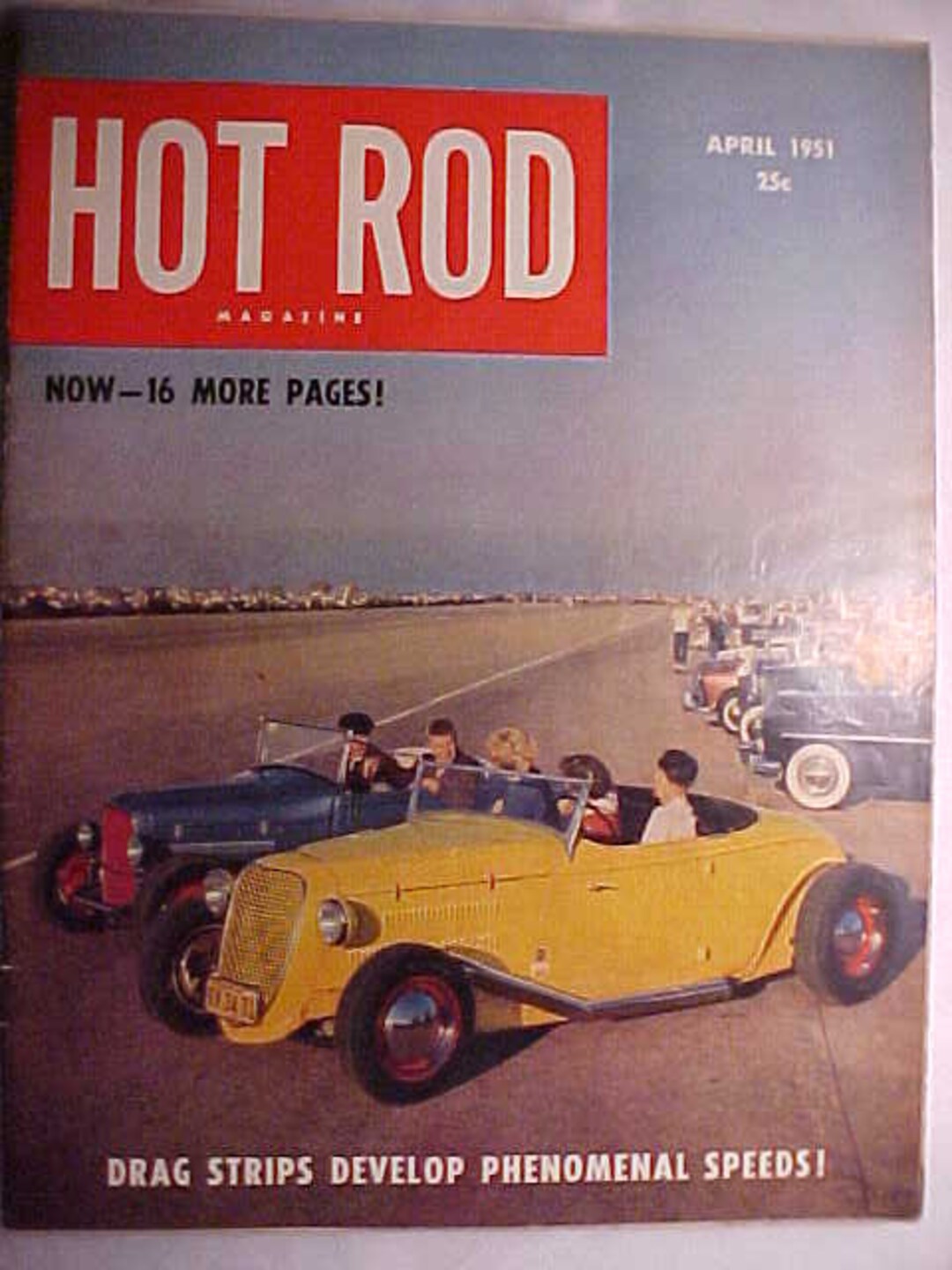April 1951 Hot Rod Magazine Has 50 Pages of Ads and Articles, Antique ...