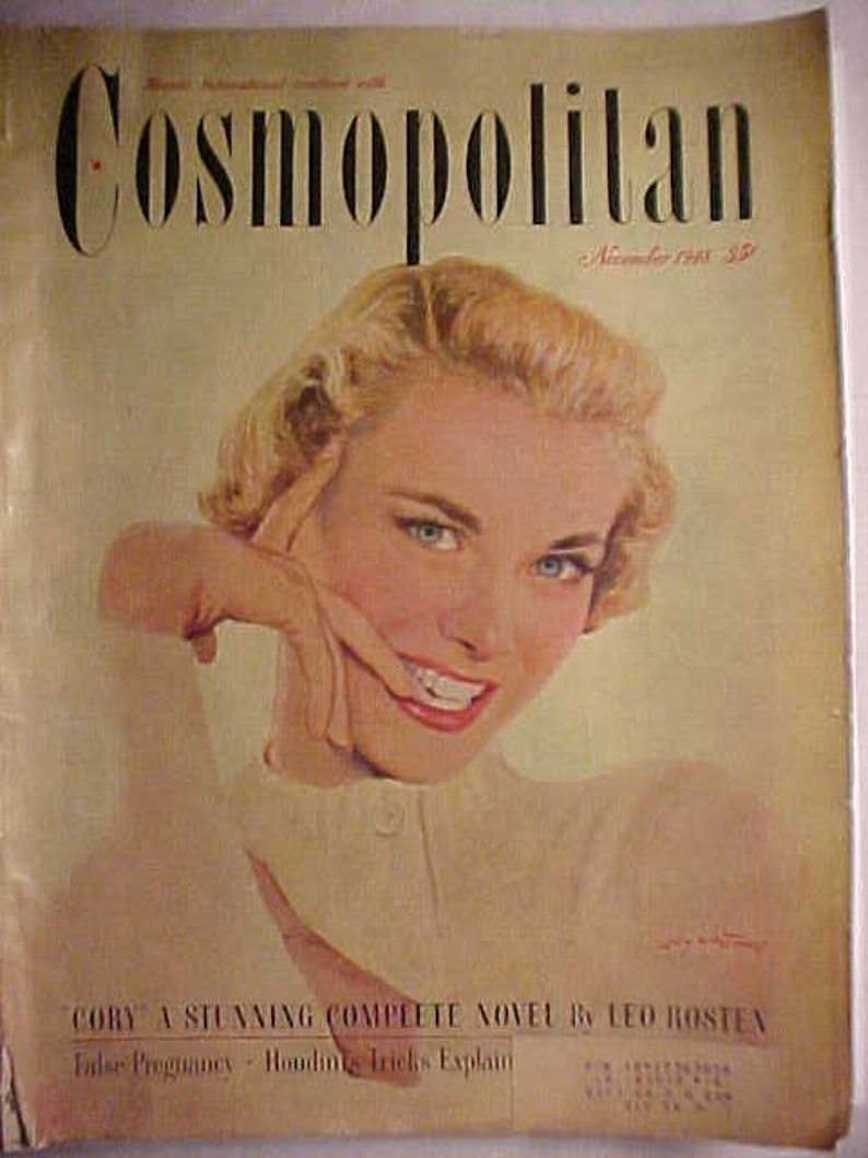 November 1948 Cosmopolitan Magazine Has 202 Pages of Ads and Articles ...