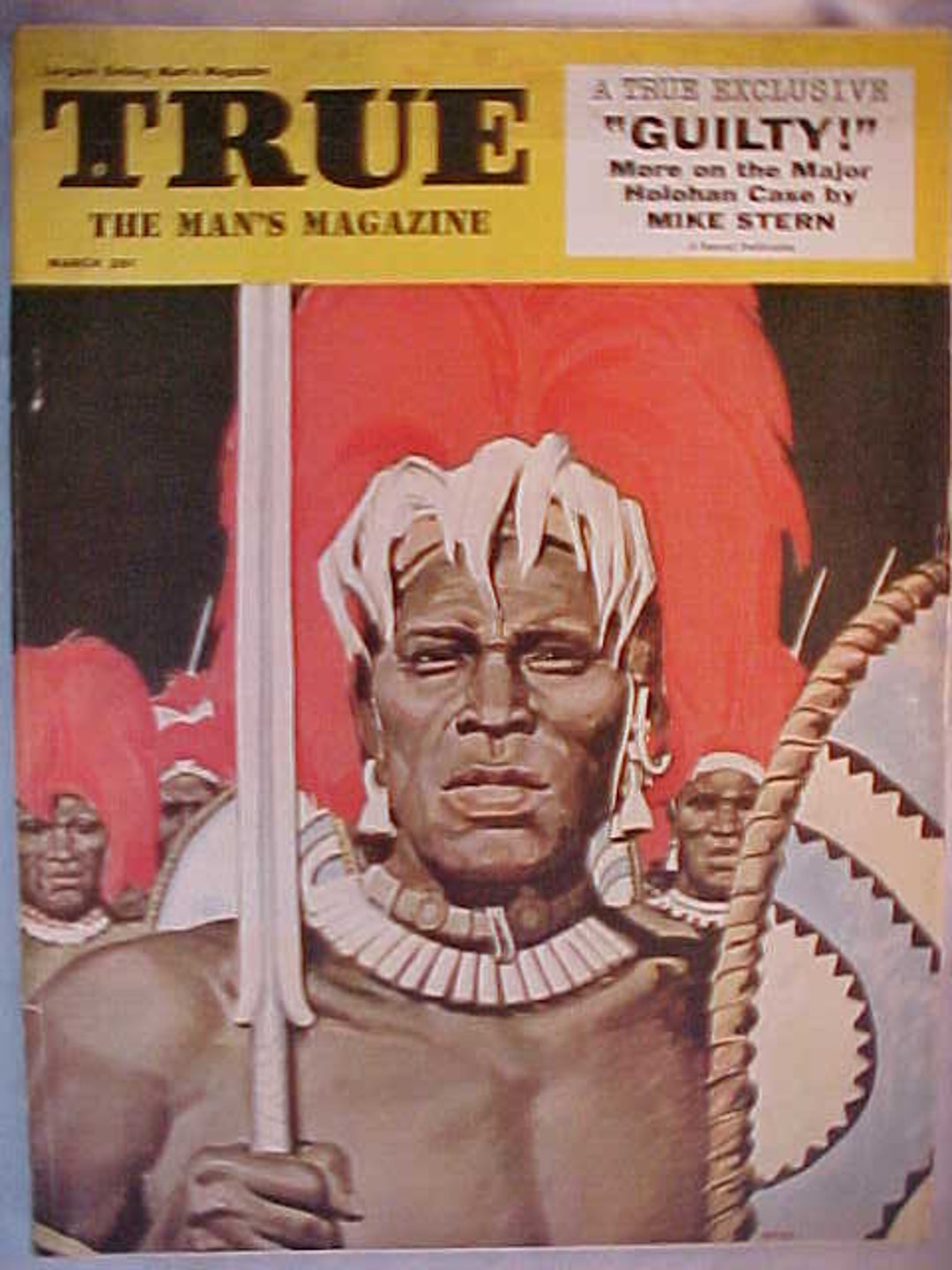 March 1954 True the Man's Magazine With Cover Art by Mead Schaeffer ...