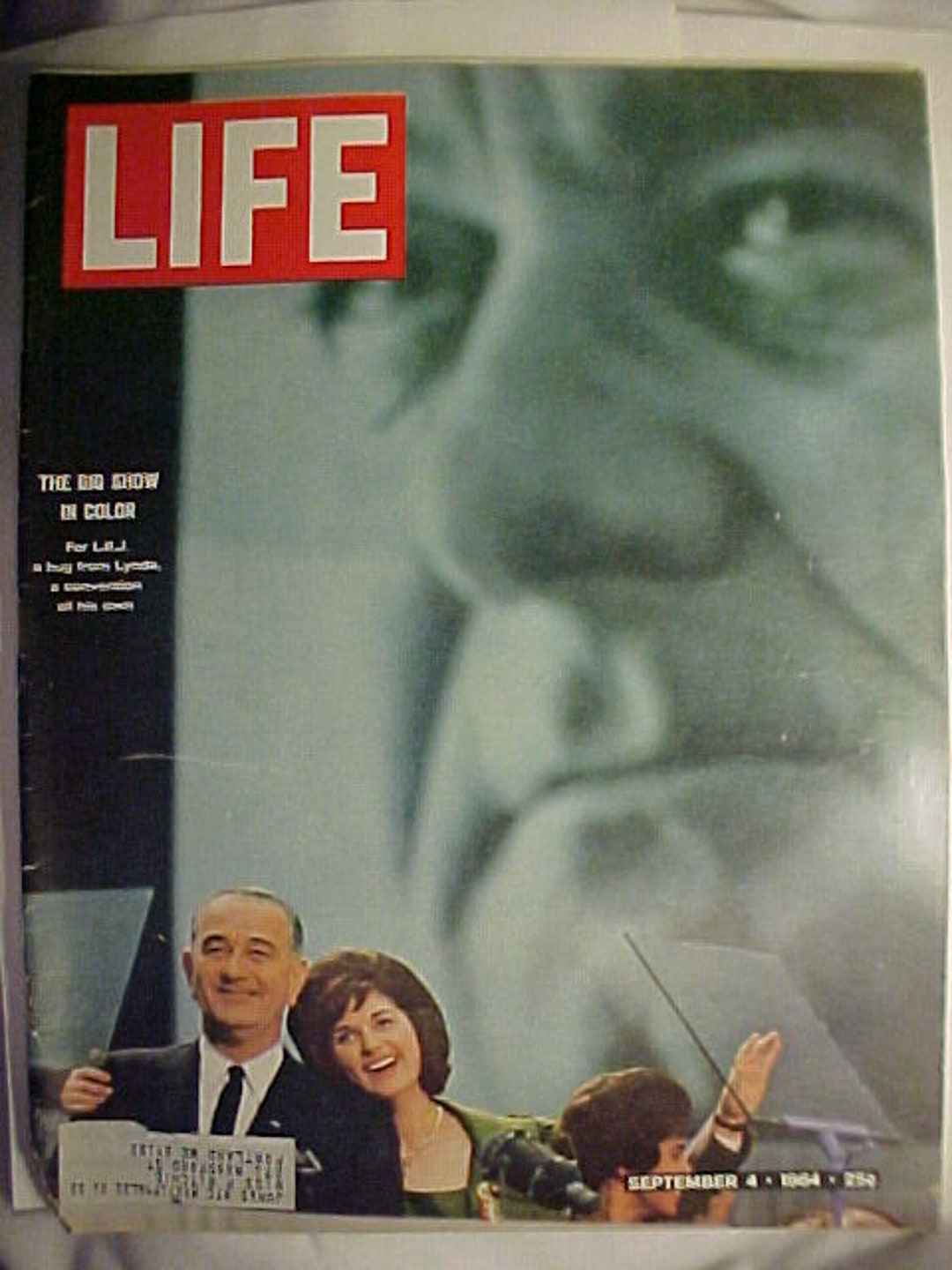 September 4, 1964 LIFE Magazine With Lyndon B. Johnson on the Cover Has ...