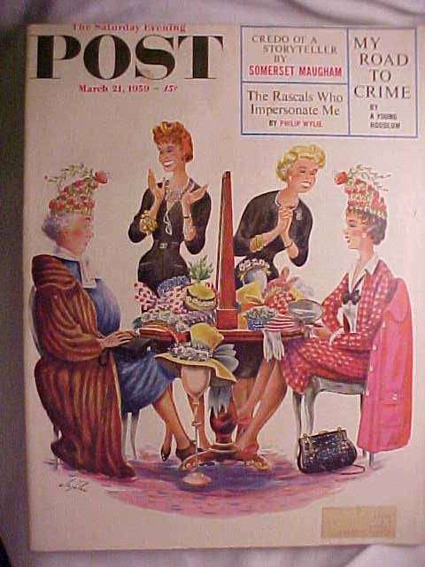 March 21, 1959 Saturday Evening Post Magazine Cover Art by Constantin ...