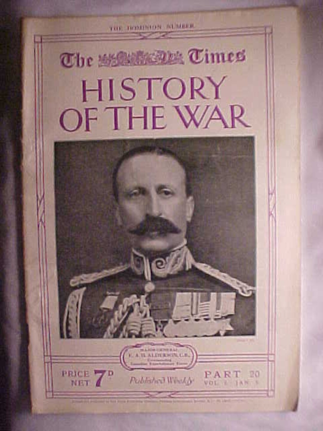 January 5, 1915 the Times History of the War by the Times London With E ...