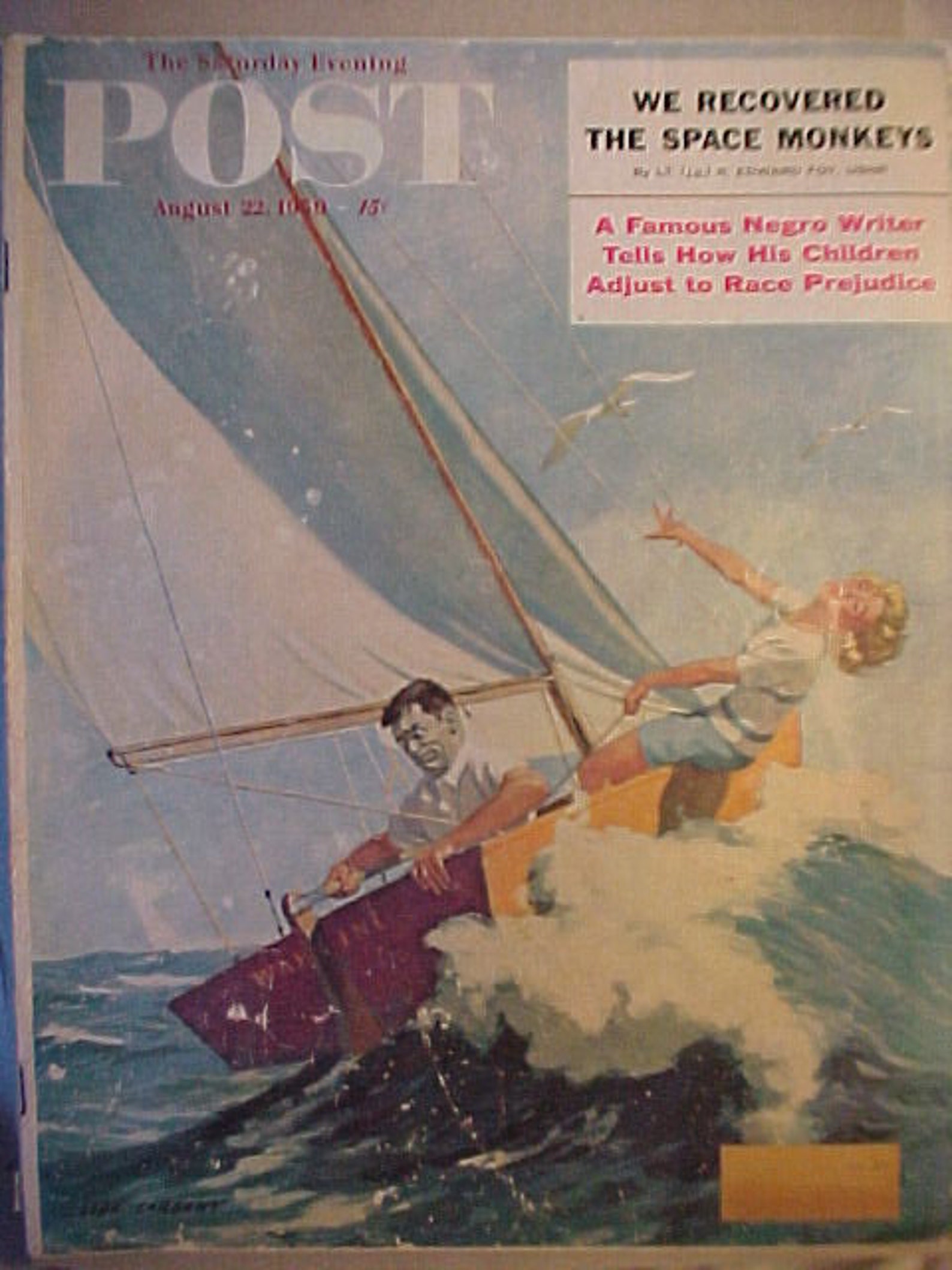 August 22 1959 Saturday Evening Post Magazine Cover Art by - Etsy UK