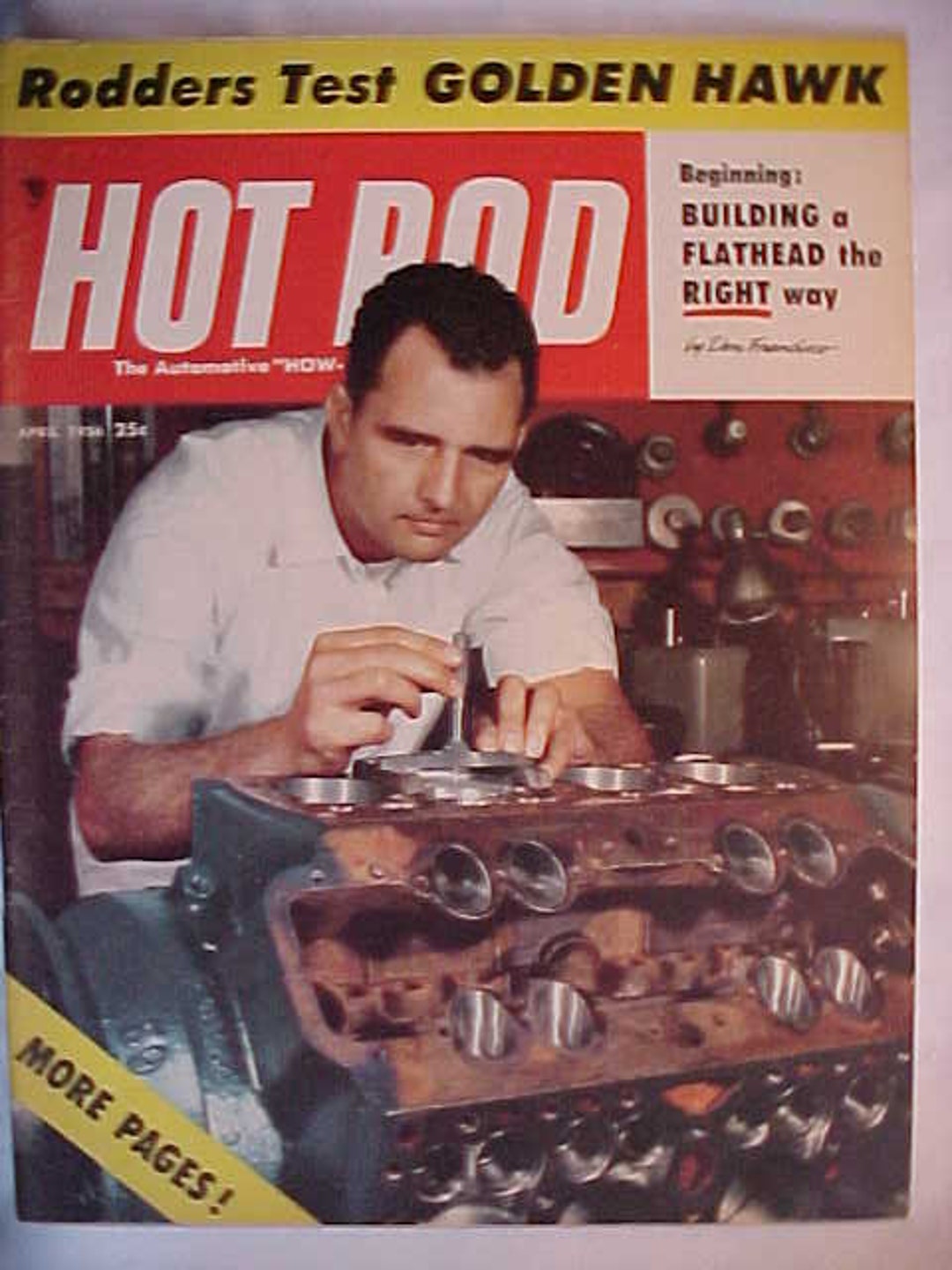 April 1956 Hot Rod Magazine Has 74 Pages of Ads and Articles, Antique ...