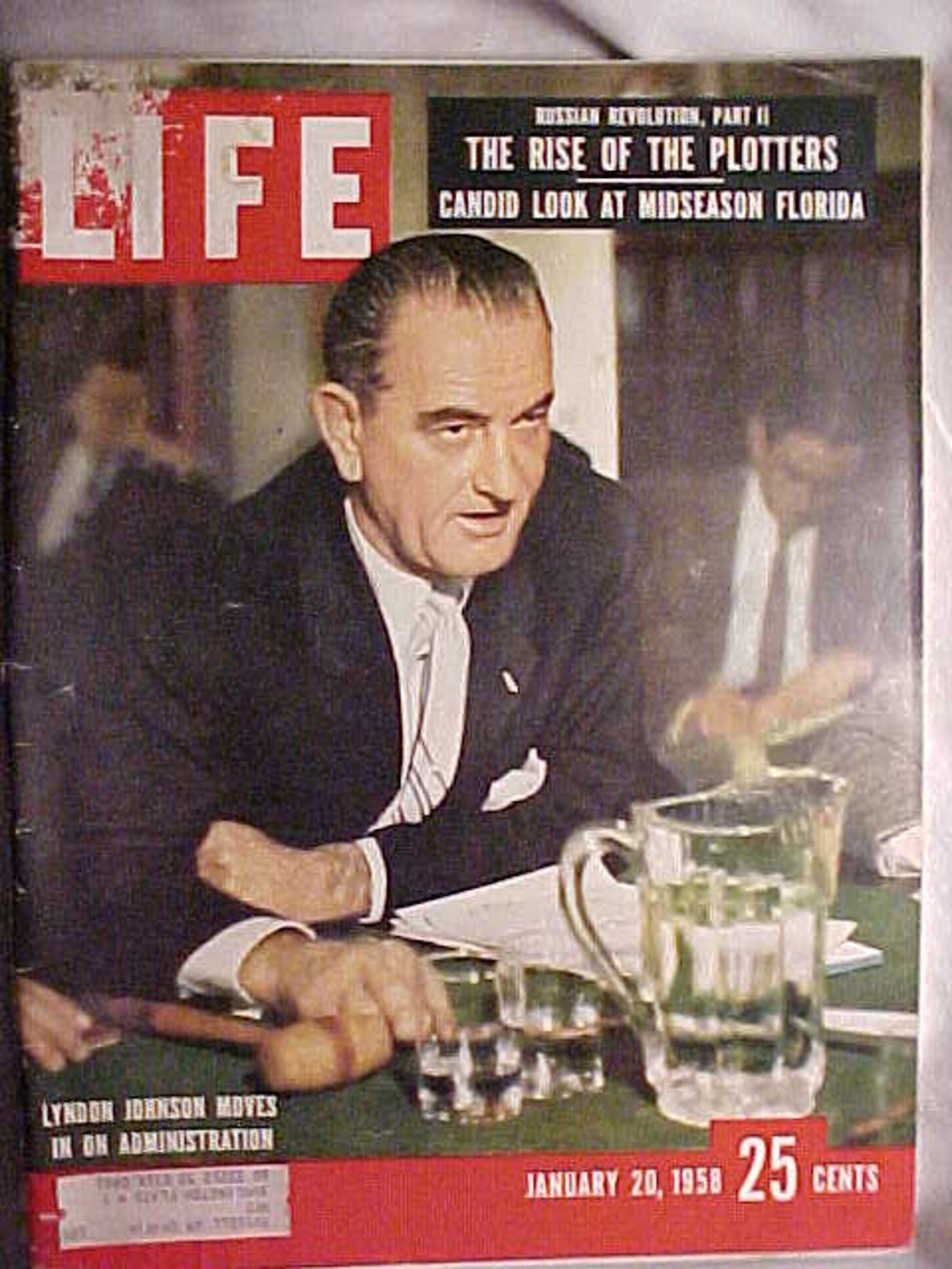 January 20, 1958 LIFE Magazine With Lyndon B. Johnson on the Cover Has ...