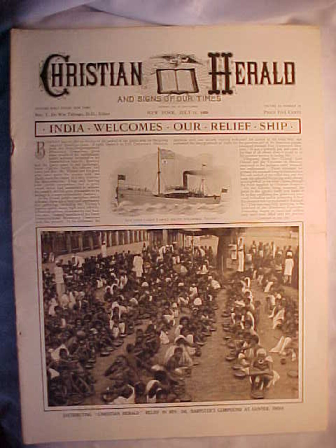 July 11,1900 Christian Herald and Signs of Our Times Magazine New York ...