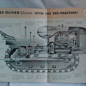 1945 Oliver HG Cletrac Tru Traction for the Farmer the Oliver ...
