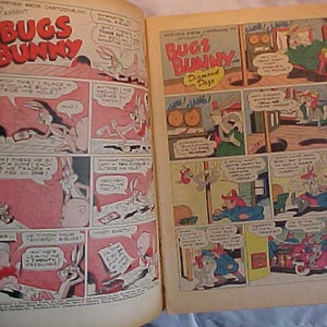 1949 Bugs Bunny Diamond Daze No. 250 Golden Age Comic Book Published by ...