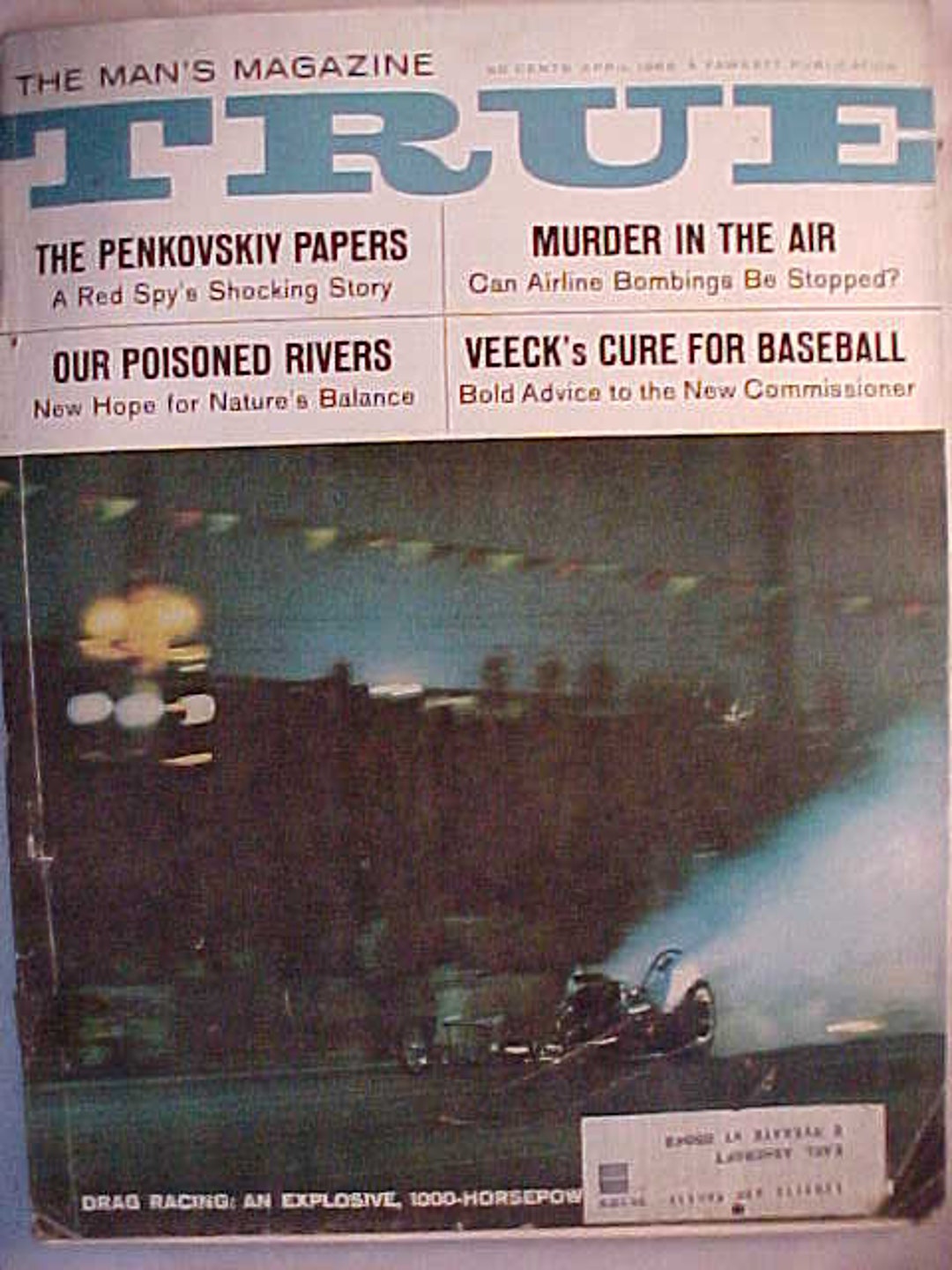 April 1966 True the Man's Magazine With Cover Art by Irv - Etsy
