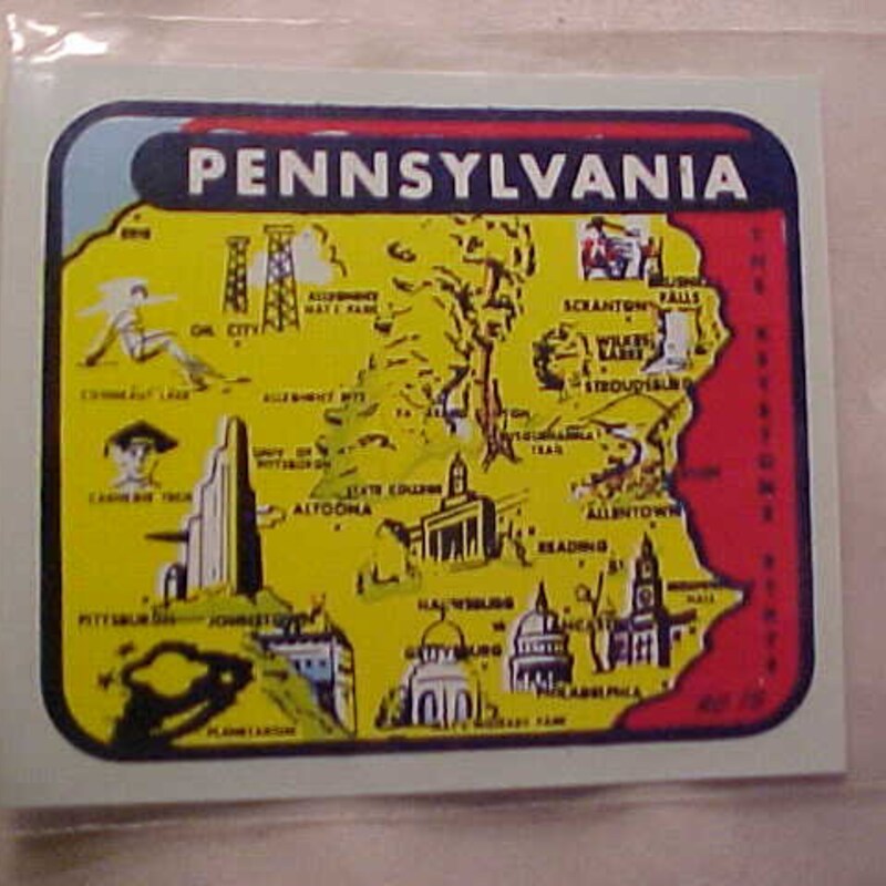Pennsylvania Decal - Etsy