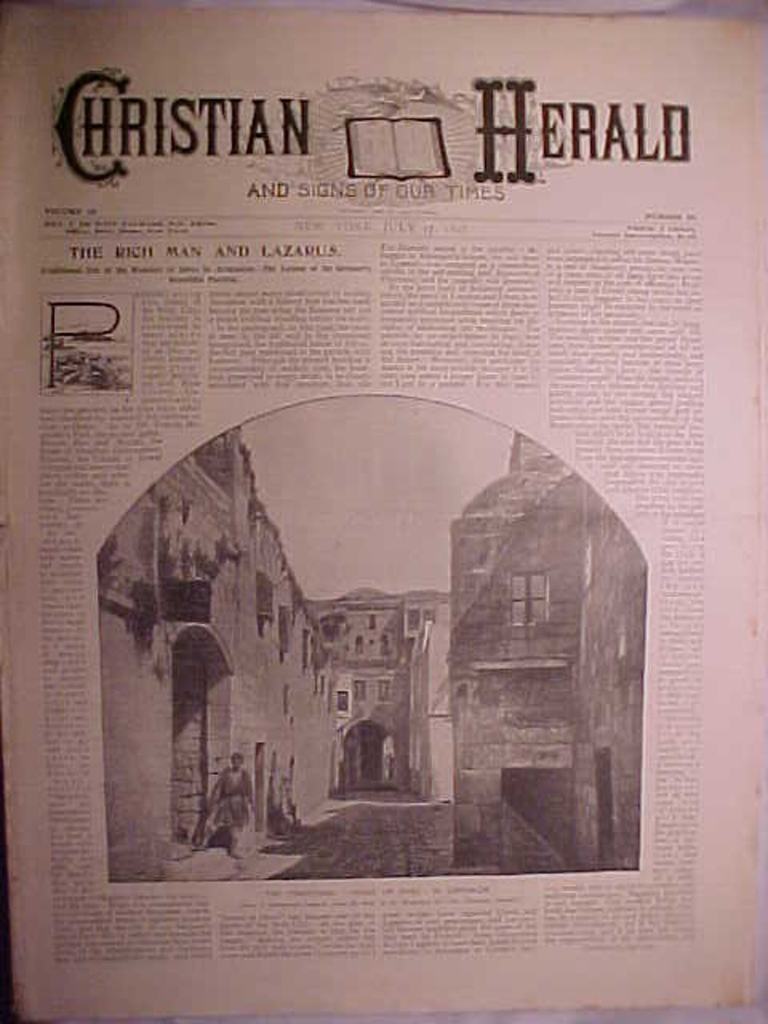 July 17, 1895 Christian Herald and Signs of Our Times Magazine New York ...