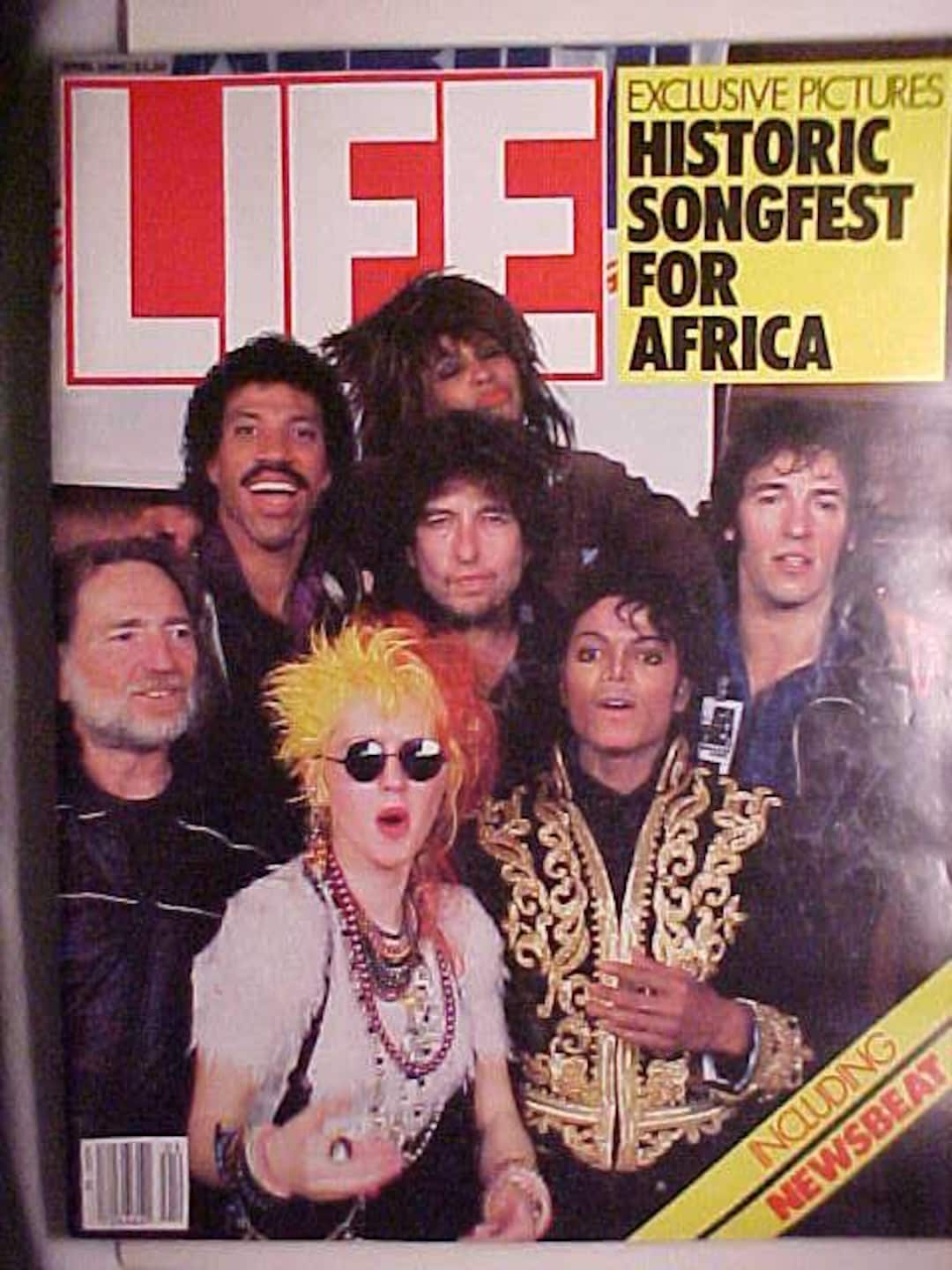 April 1985 LIFE Magazine With Songfest for Africa on the Cover by Harry ...