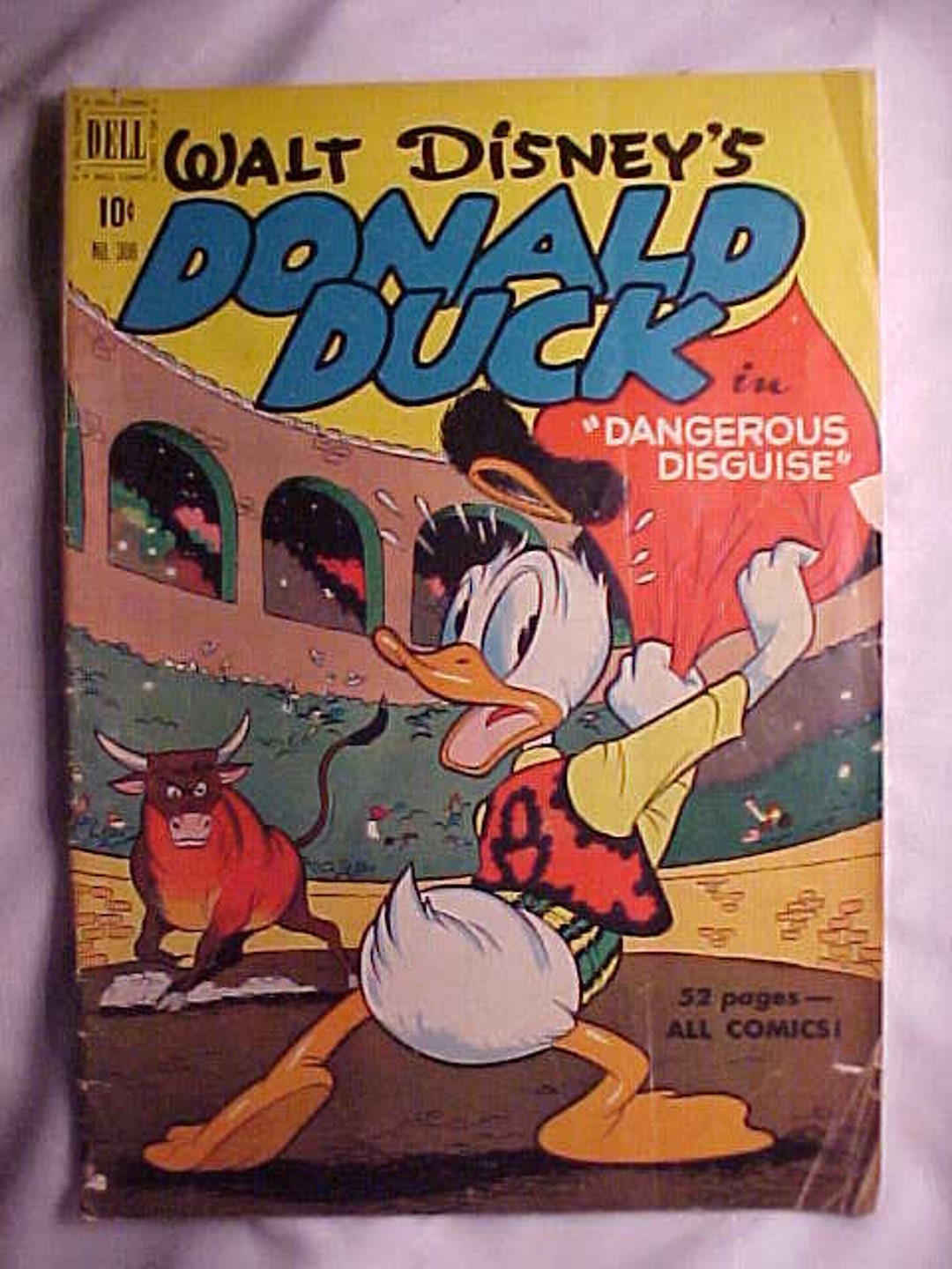 1950 Walt Disney's Donald Duck in Dangerous Disguise No. 308 Golden Age ...