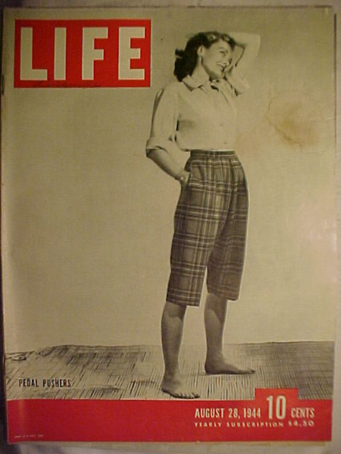 August 28 1944 LIFE Magazine With Anne Scott on the Cover Has - Etsy
