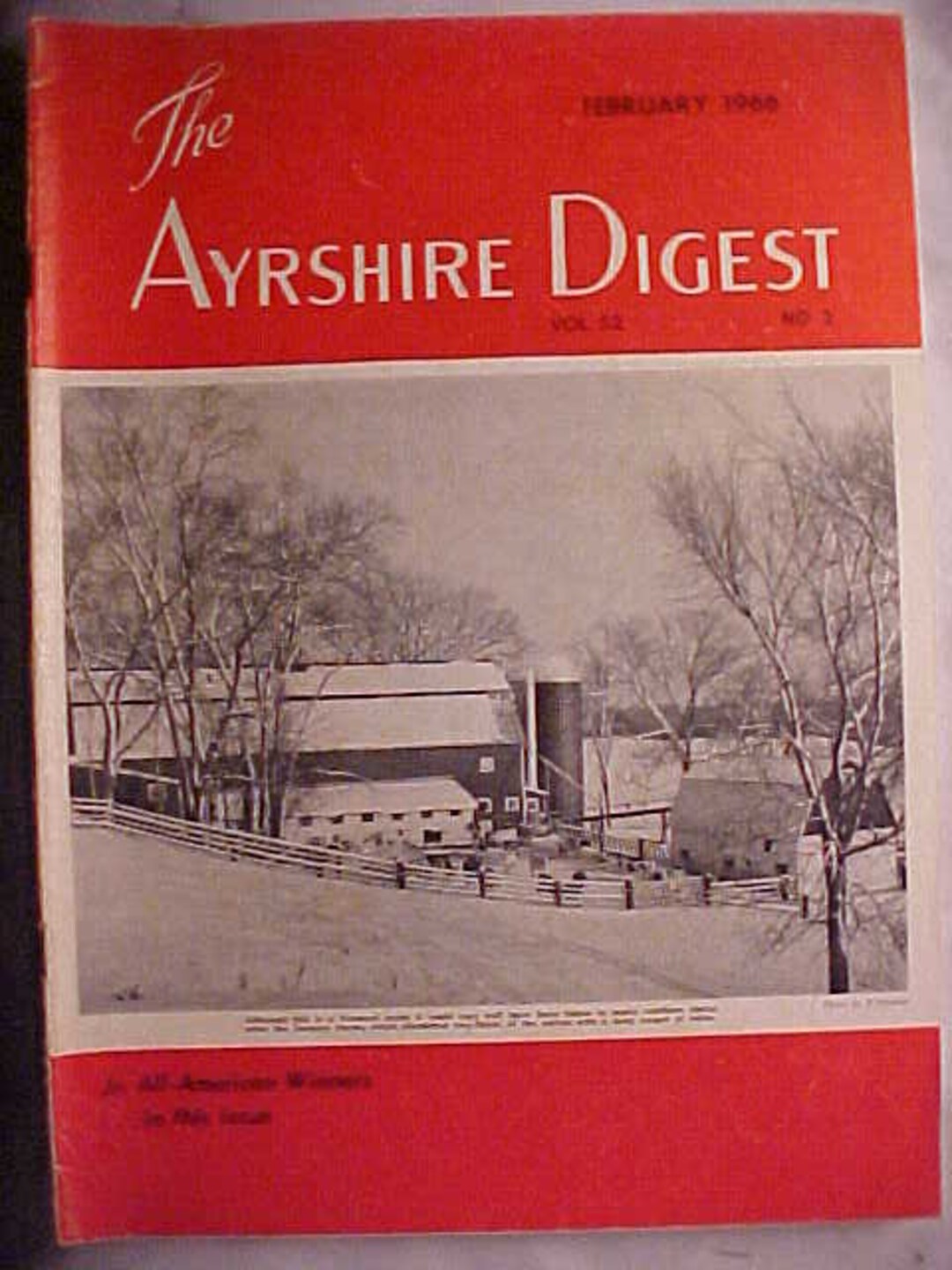 February 15, 1966 the Ayrshire Digest Magazine the Ayrshire Breeders ...