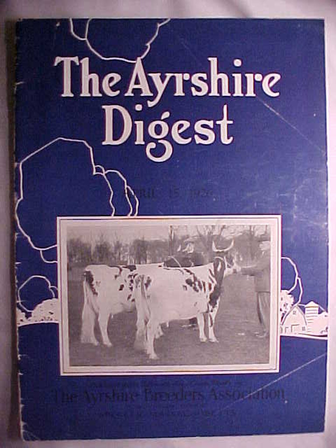 April 15, 1926 the Ayrshire Digest Magazine the Ayrshire Breeders ...