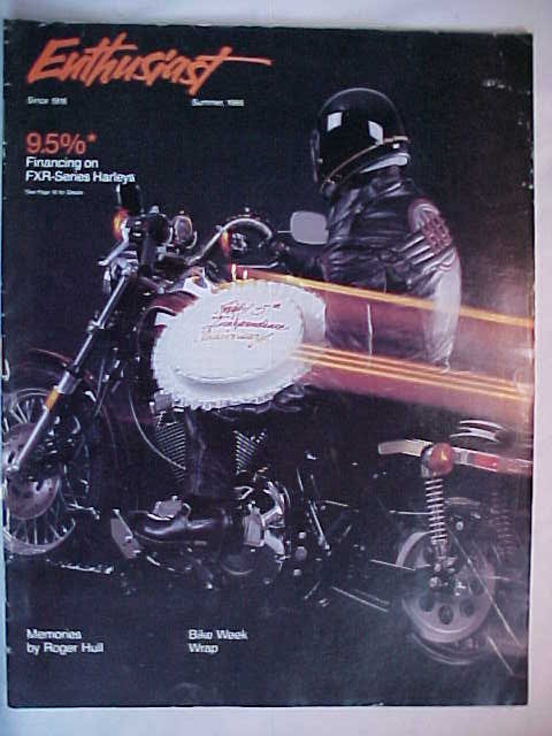 Summer 1986 Enthusiast Harley Davidson Motorcycle Magazine Arlington ...