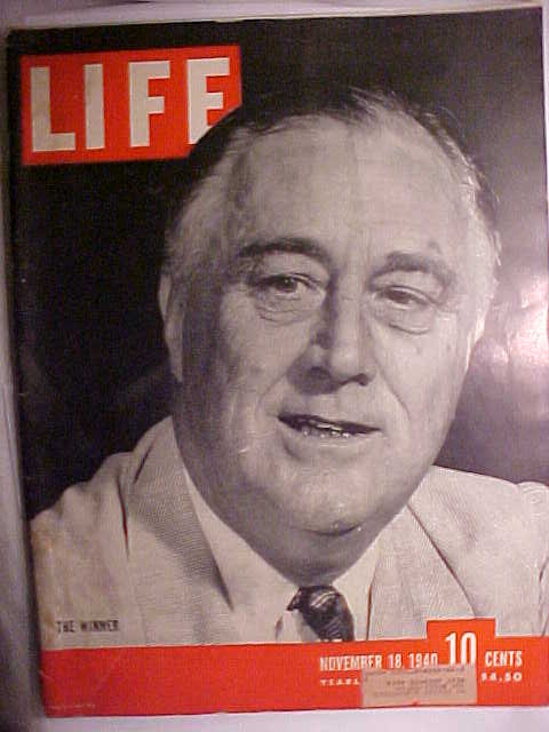 November 18, 1940 LIFE Magazine With Franklin D. Roosevelt on the Cover ...