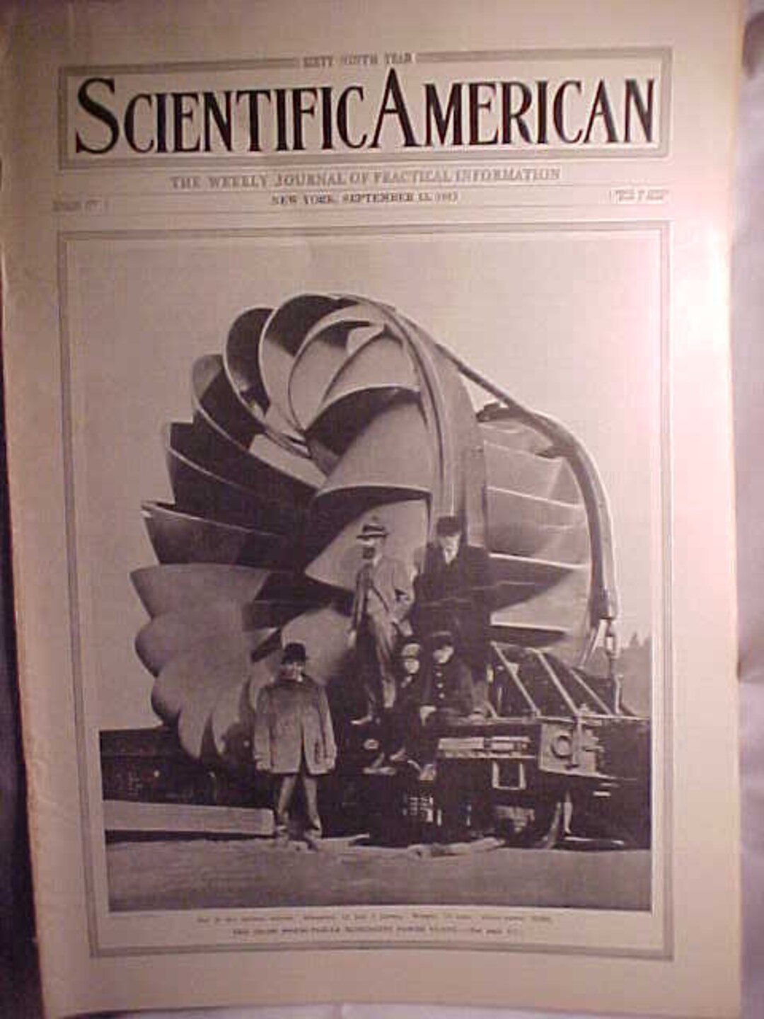 September 13, 1913 Scientific American Magazine With Mississippi Power ...