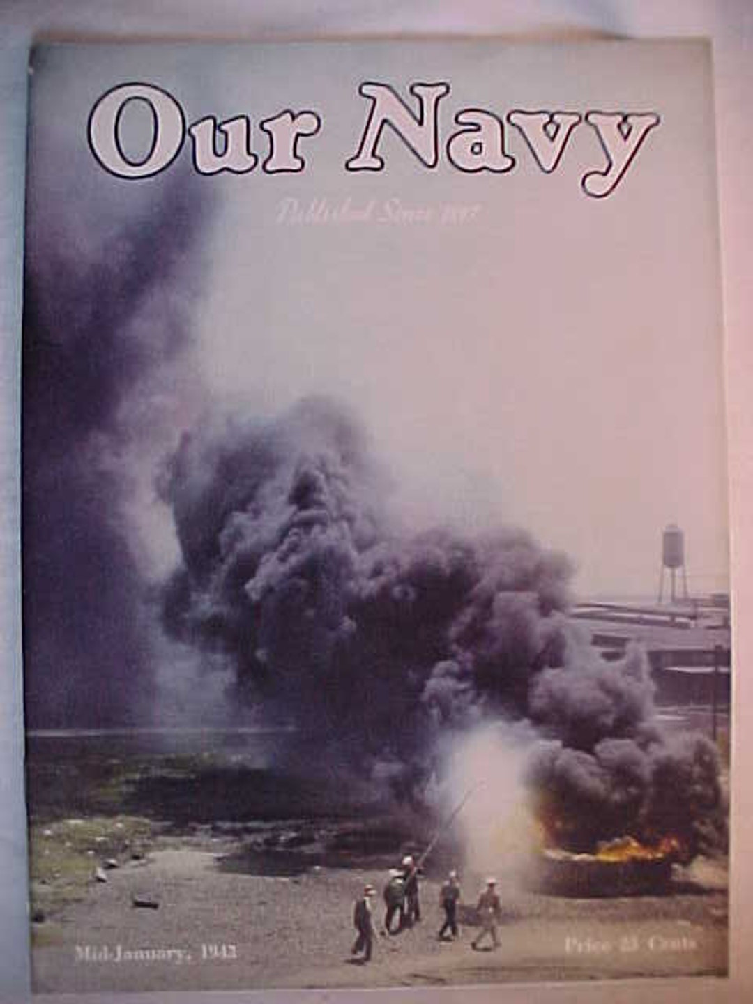 Mid January 1943 Our Navy Magazine With Navy Fire Fighters Cover Art by ...