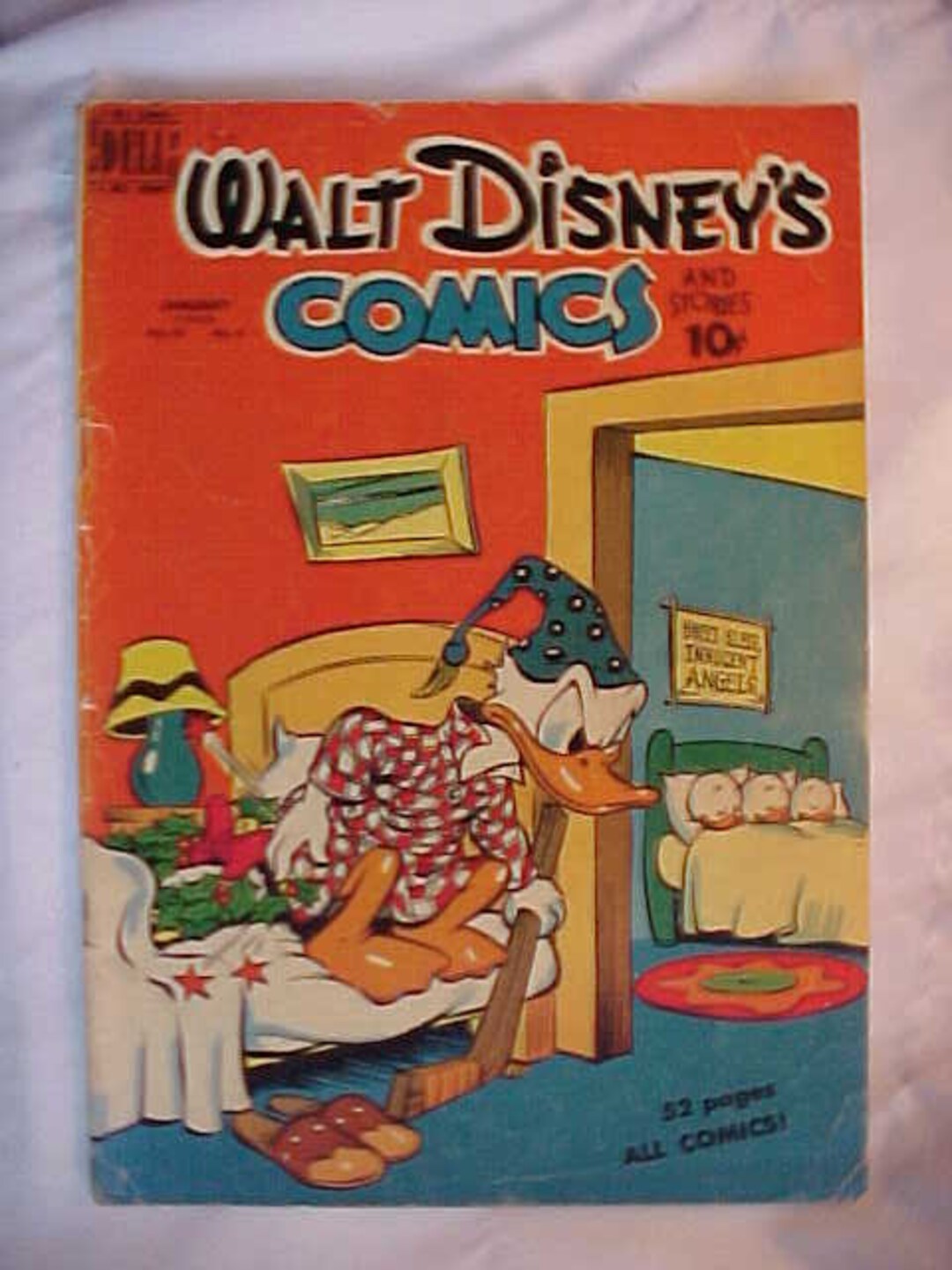 January 1950 Walt Disney's Comics and Stories Donald Duck Vol. 10 No. 4 ...