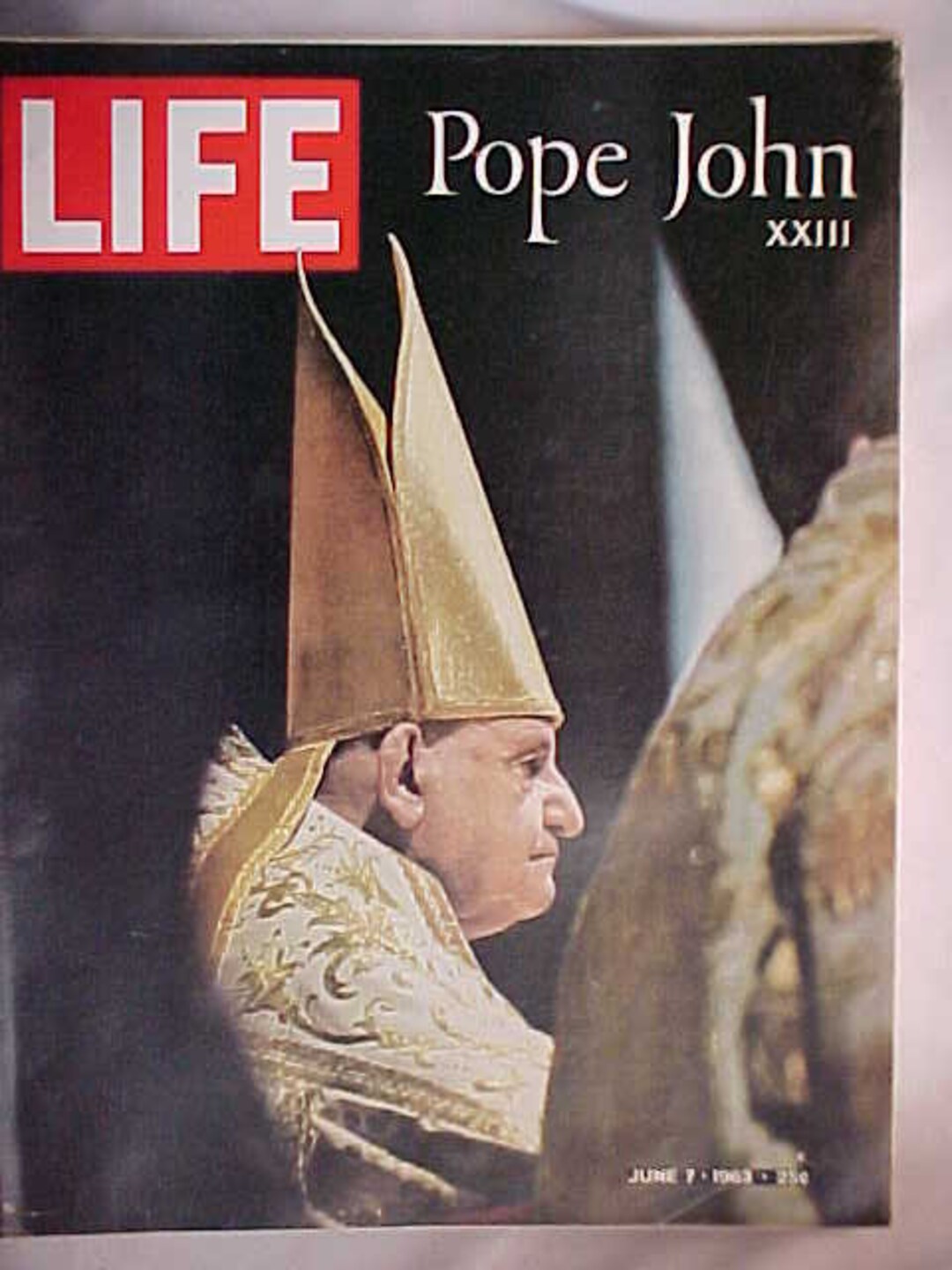 June 7, 1963 LIFE Magazine With Pope John XXIII 23rd on the Cover Has ...