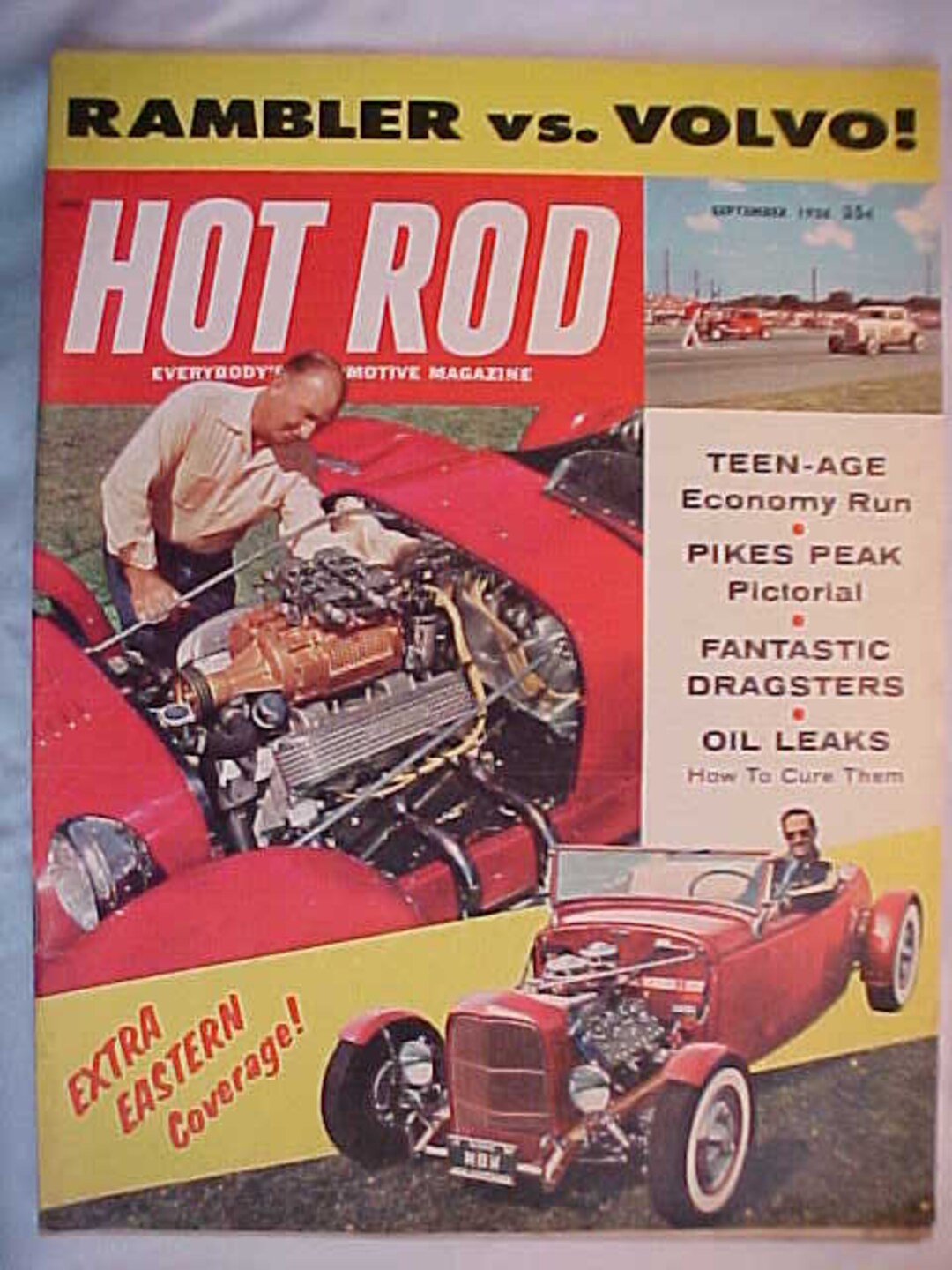 September 1958 Hot Rod Magazine Has 98 Pages of Ads and Articles ...