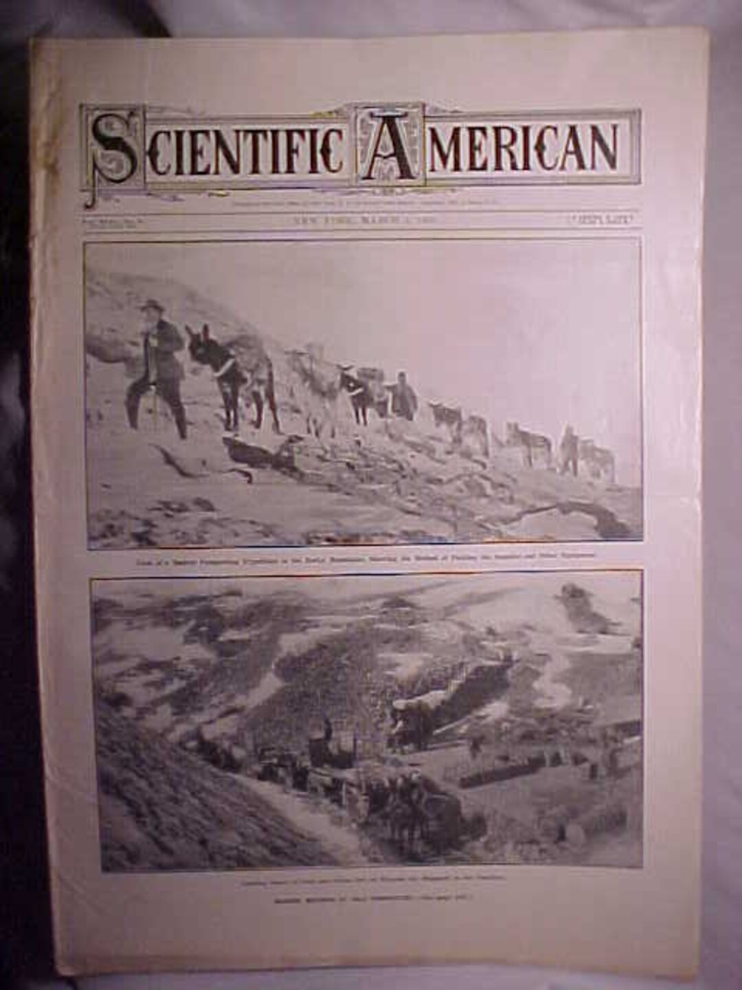 March 4, 1905 Scientific American Magazine With Rocky Mountain ...