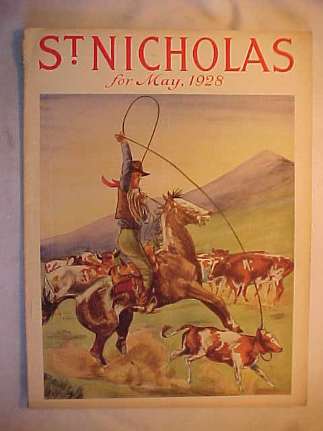 May 1928 St. Nicholas Magazine for Boys and Girls With Cover Art by ...