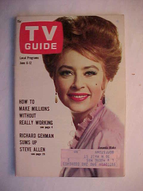 June 6-12 1964 TV Guide Magazine With Amanda Blake on the Cover by ...