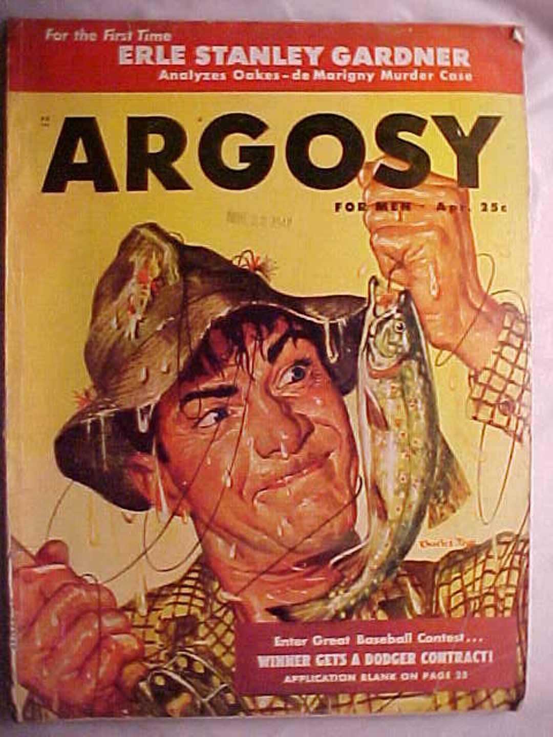 April 1948 Argosy for Men Magazine With the Cover Art by Charles Dye ...