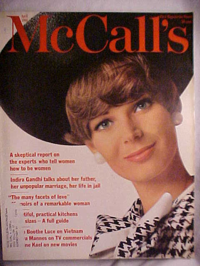 April 1966 Mccall's Magazine With Anne Anka on the Cover - Etsy