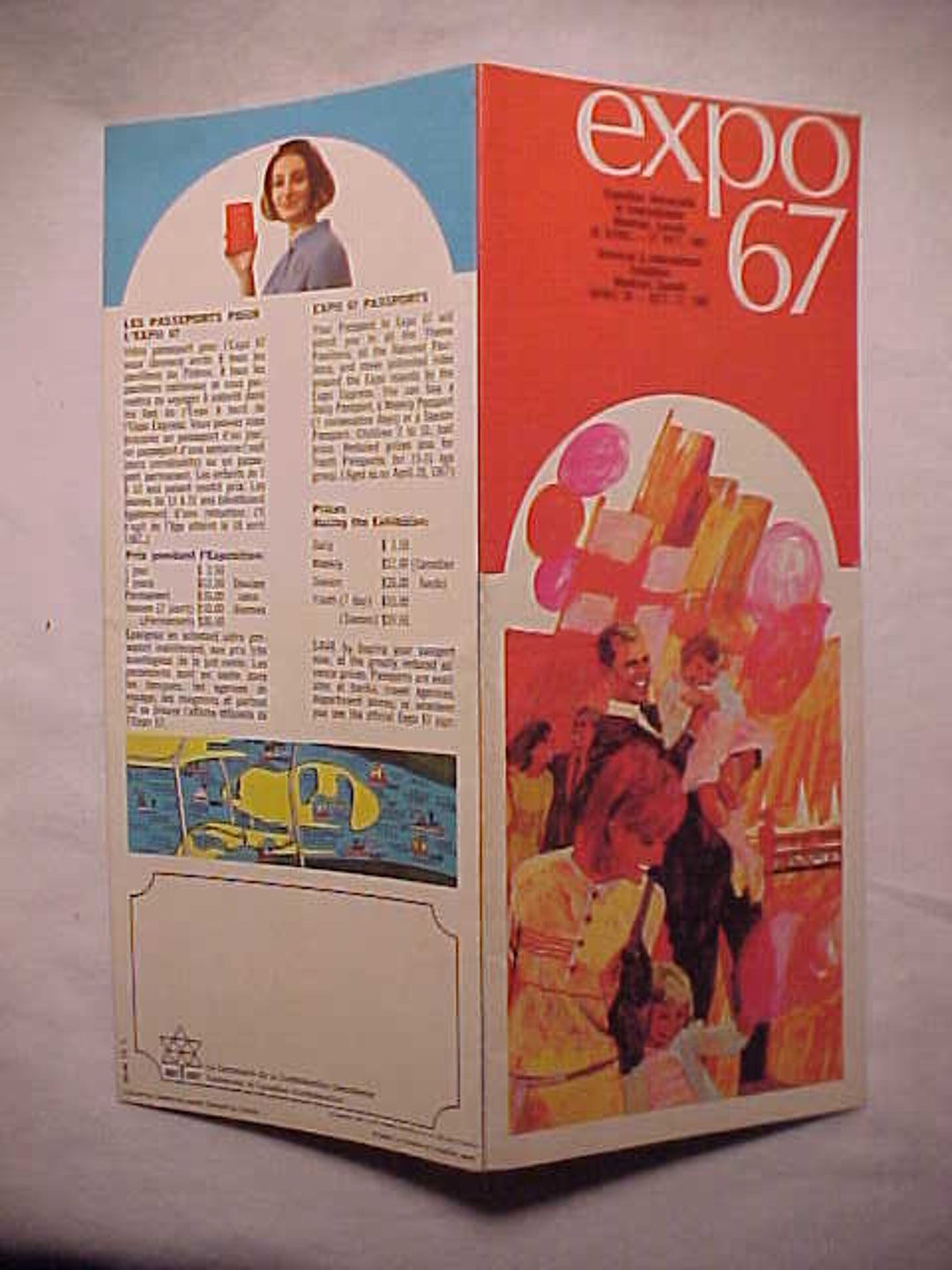1967 World Exhibition of 1967 Montreal, Canada, EXPO 67 , Original ...