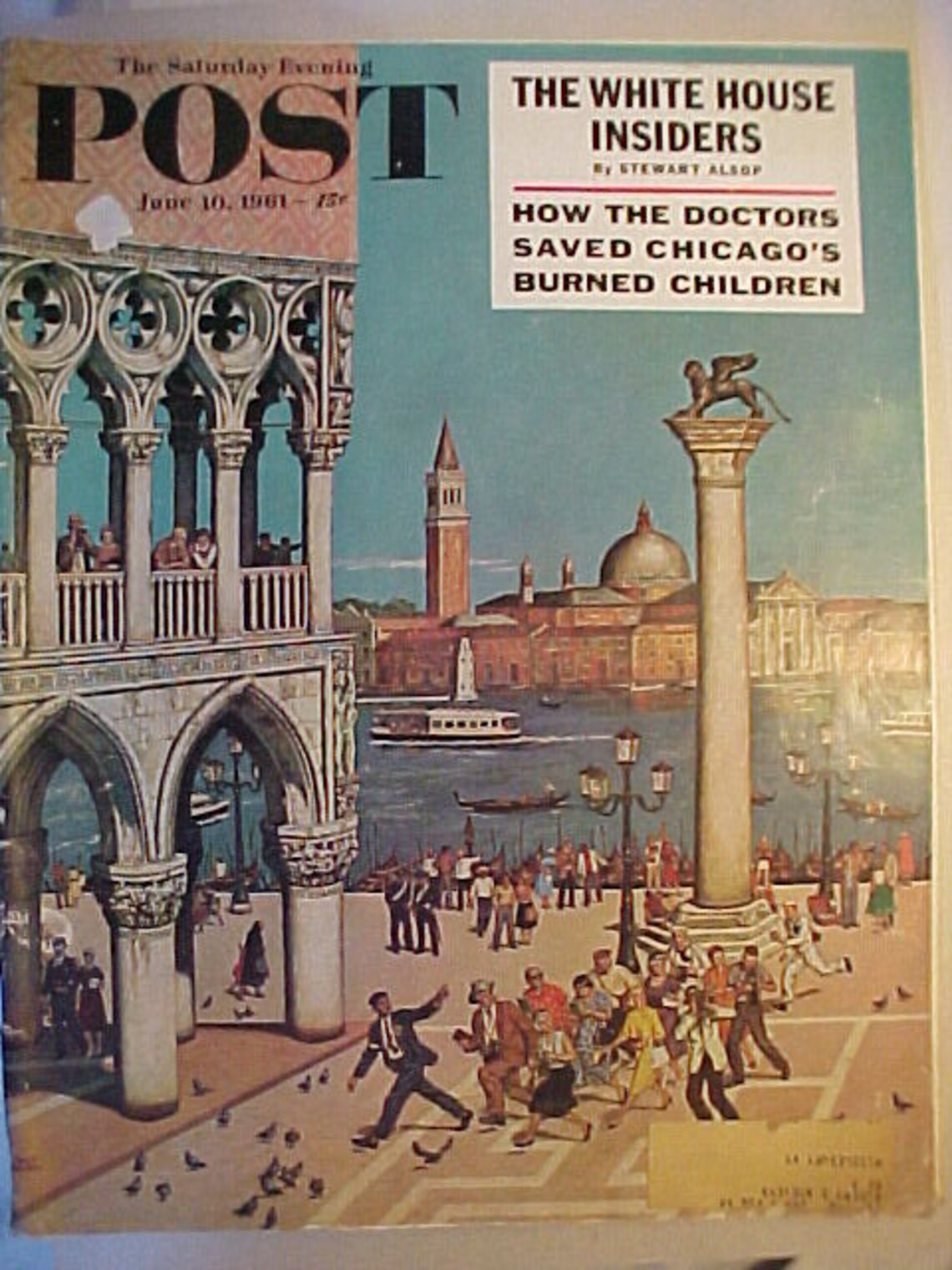 June 10 1961 Saturday Evening Post Magazine With Cover Art by | Etsy