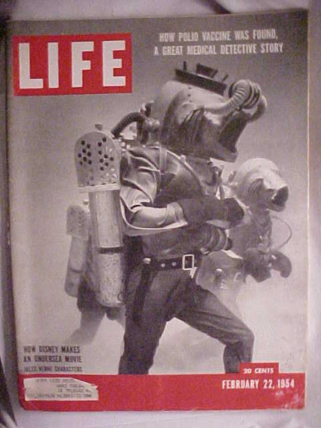 February 22, 1954 LIFE Magazine With Jules Verne Undersea Movie on the ...