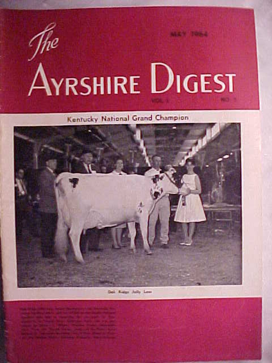 May 15, 1964 the Ayrshire Digest Magazine the Ayrshire Breeders ...