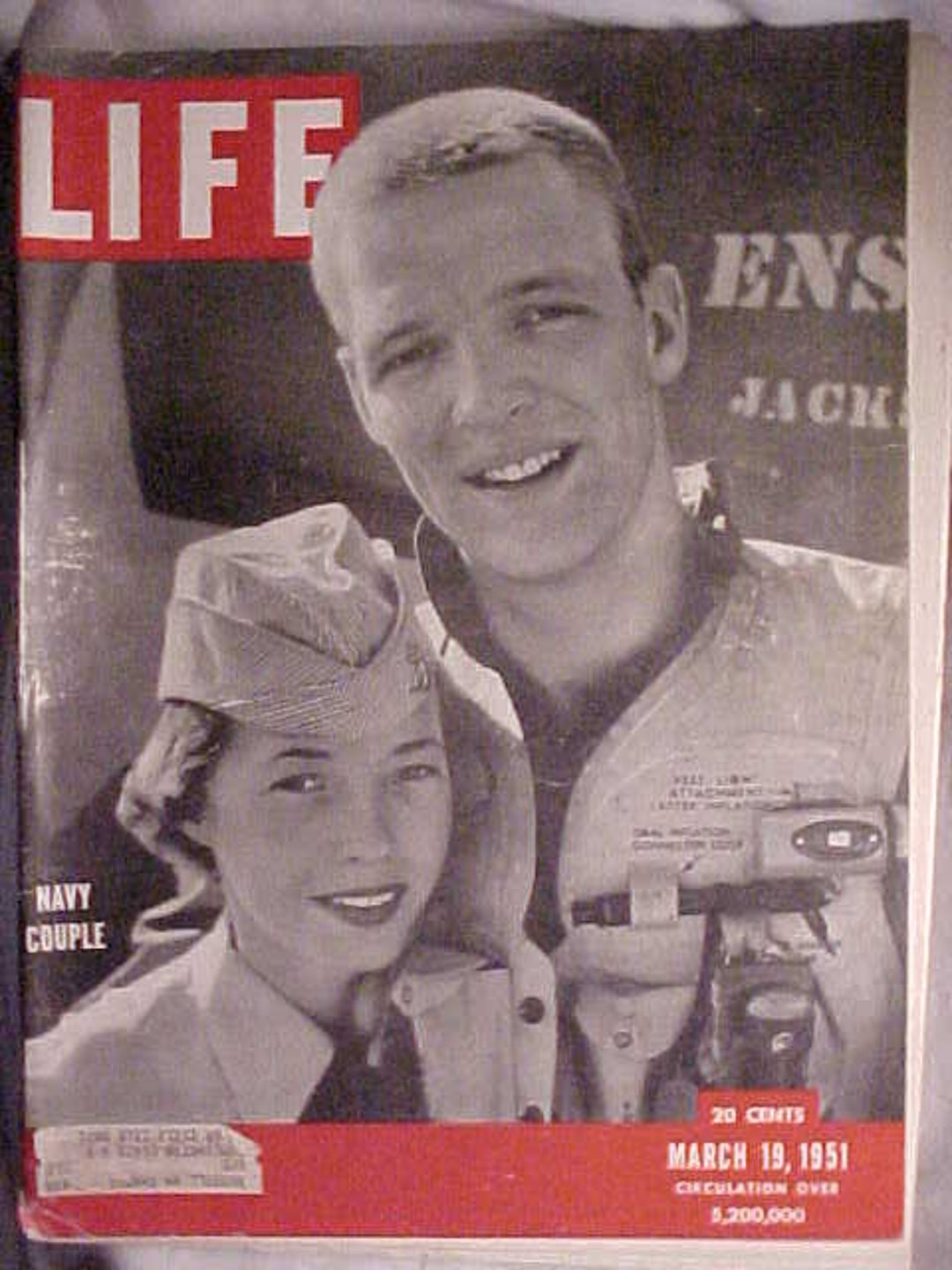 March 19, 1951 LIFE Magazine With Ensign Ralph Mick Sluis & Seaman ...